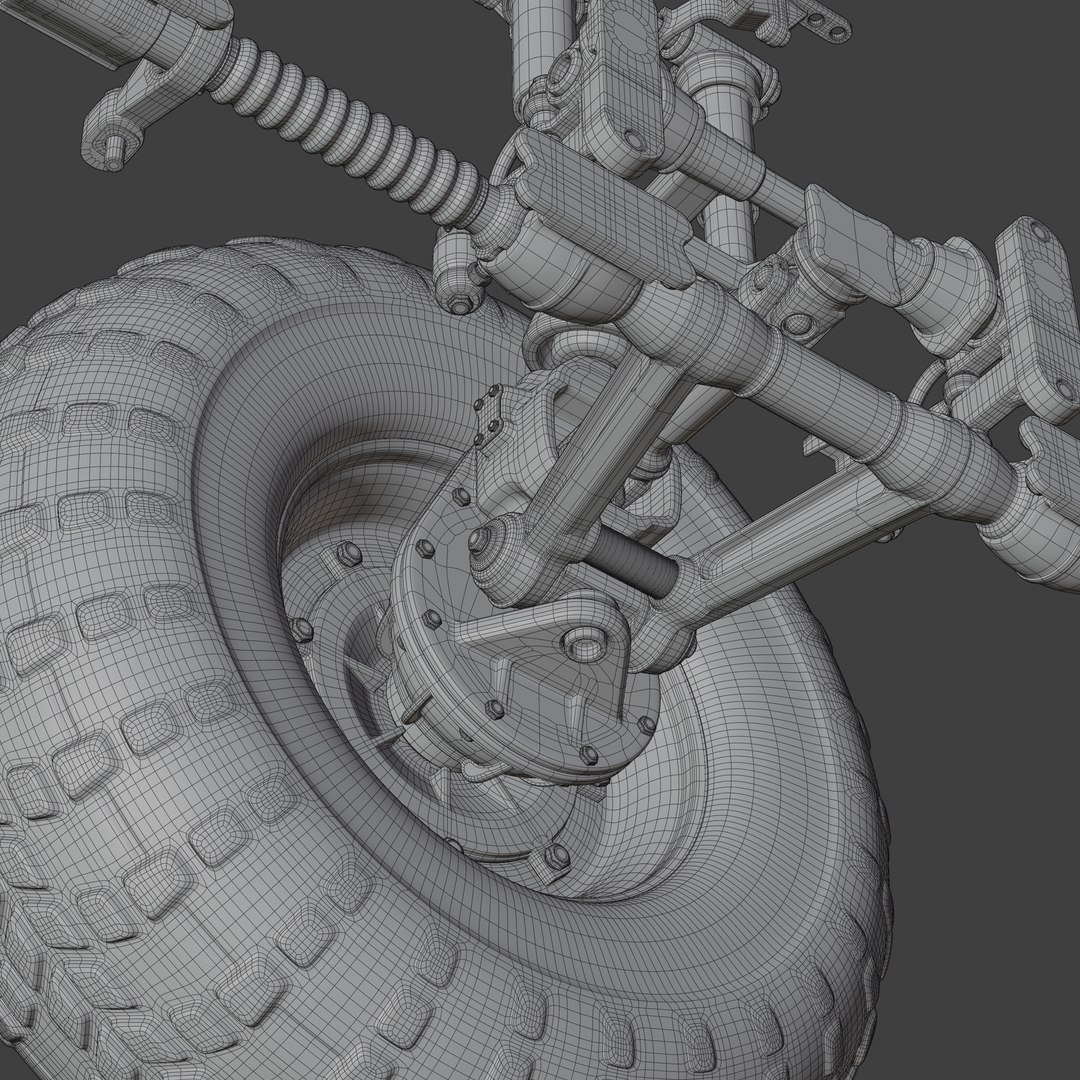 3D Model BTR And APC Suspension With Wheel - TurboSquid 1961214
