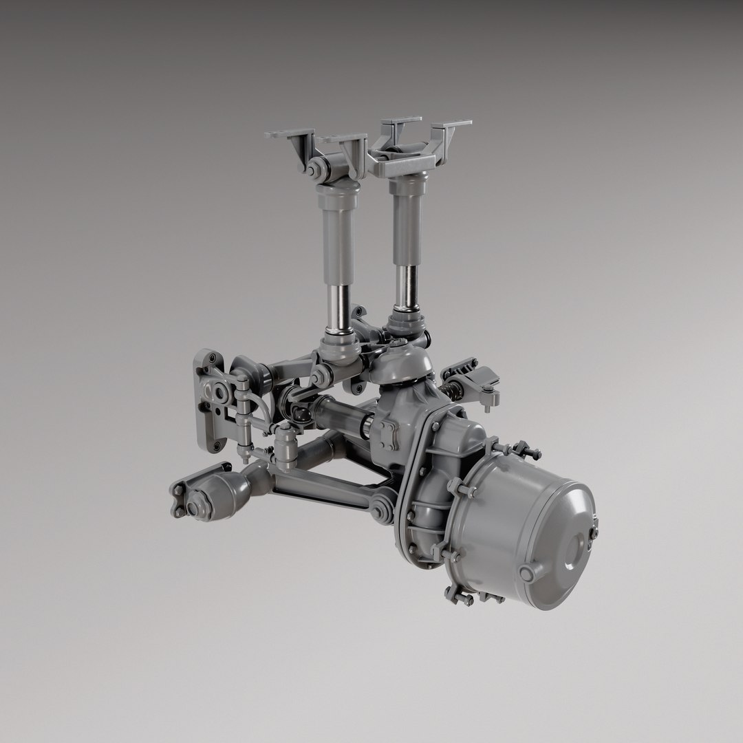 3D Model BTR And APC Suspension With Wheel - TurboSquid 1961214