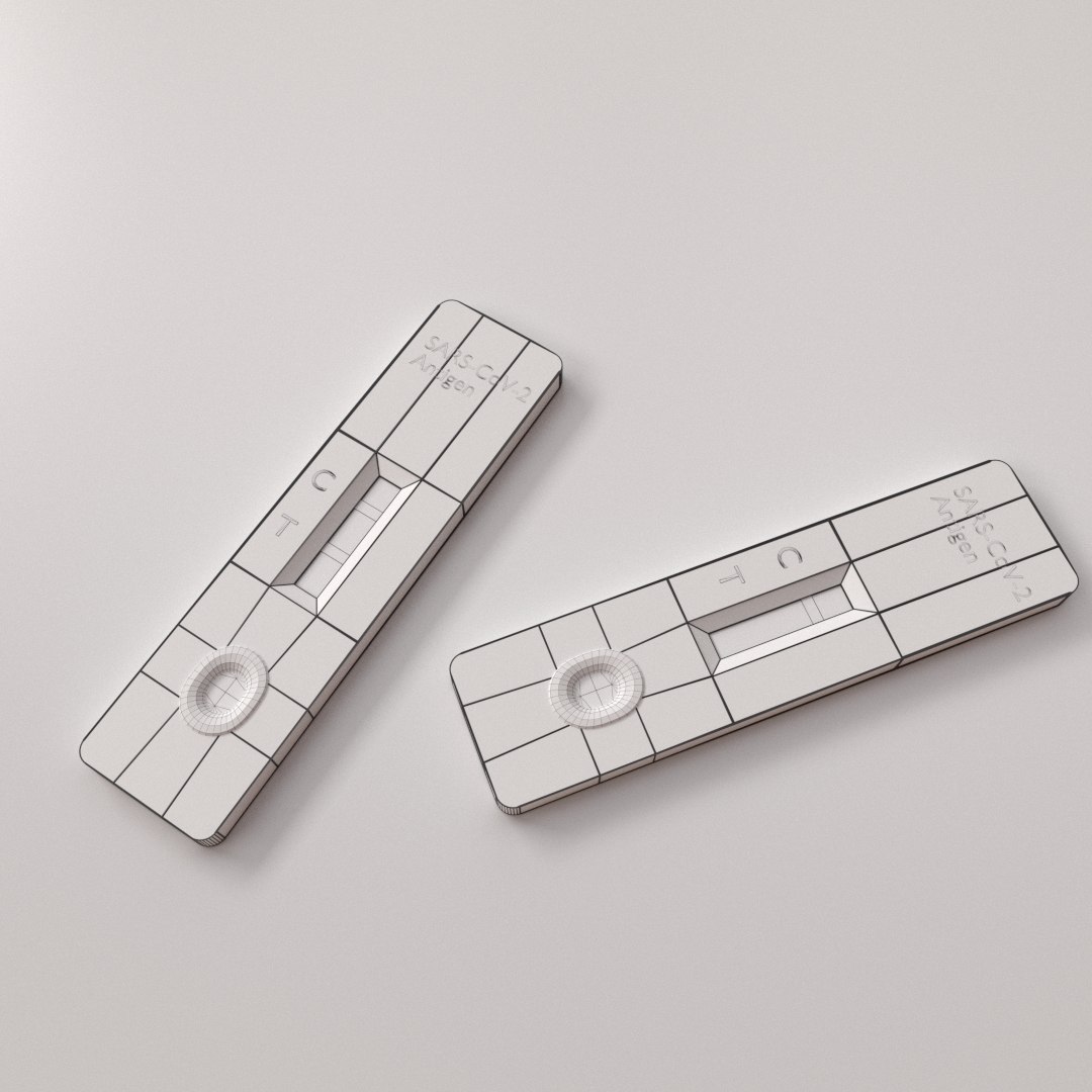 3D Covid-19 Rapid Test Kit Model - TurboSquid 1812141