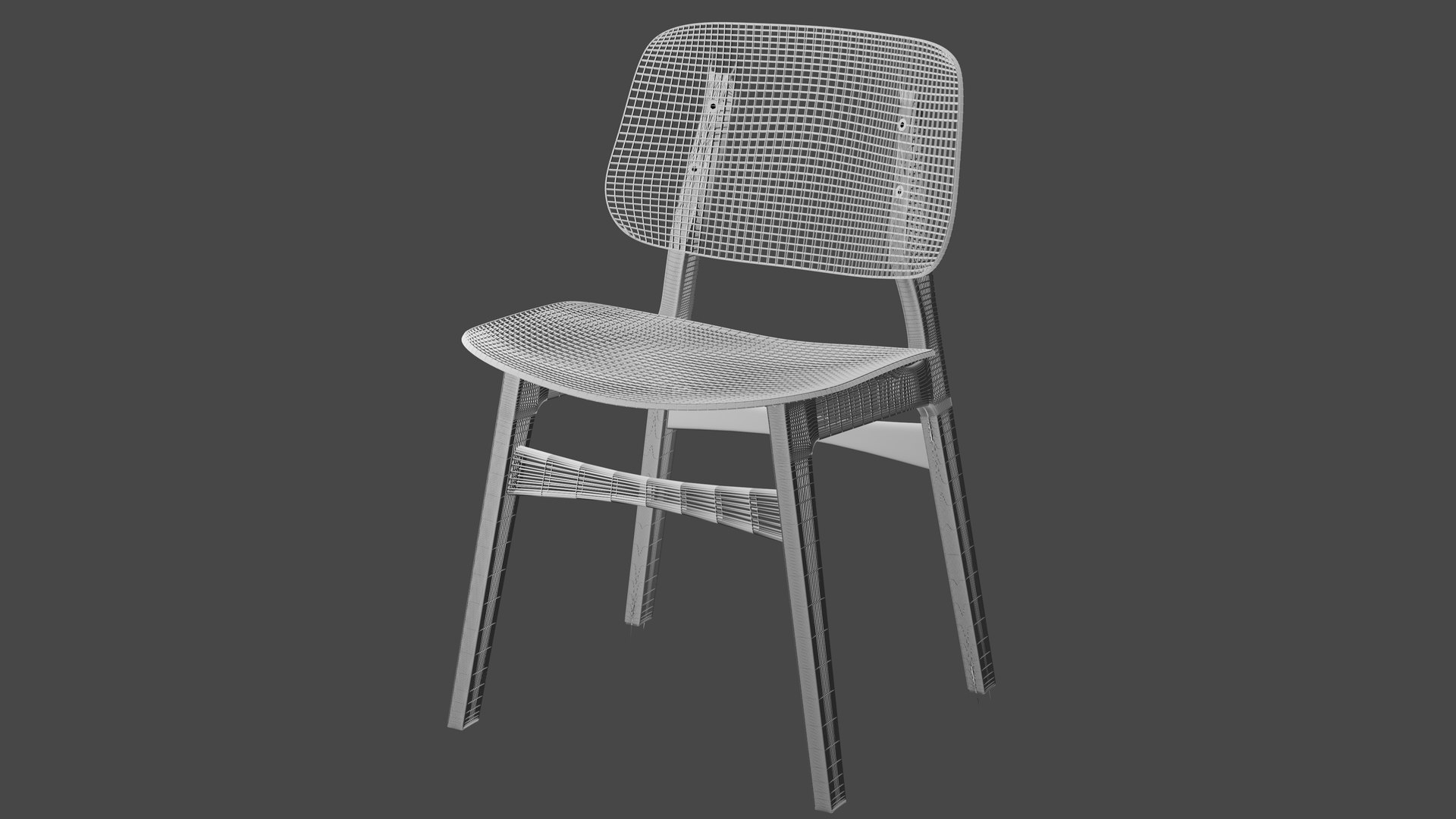 Wooden Chair 1 3D model - TurboSquid 1750704
