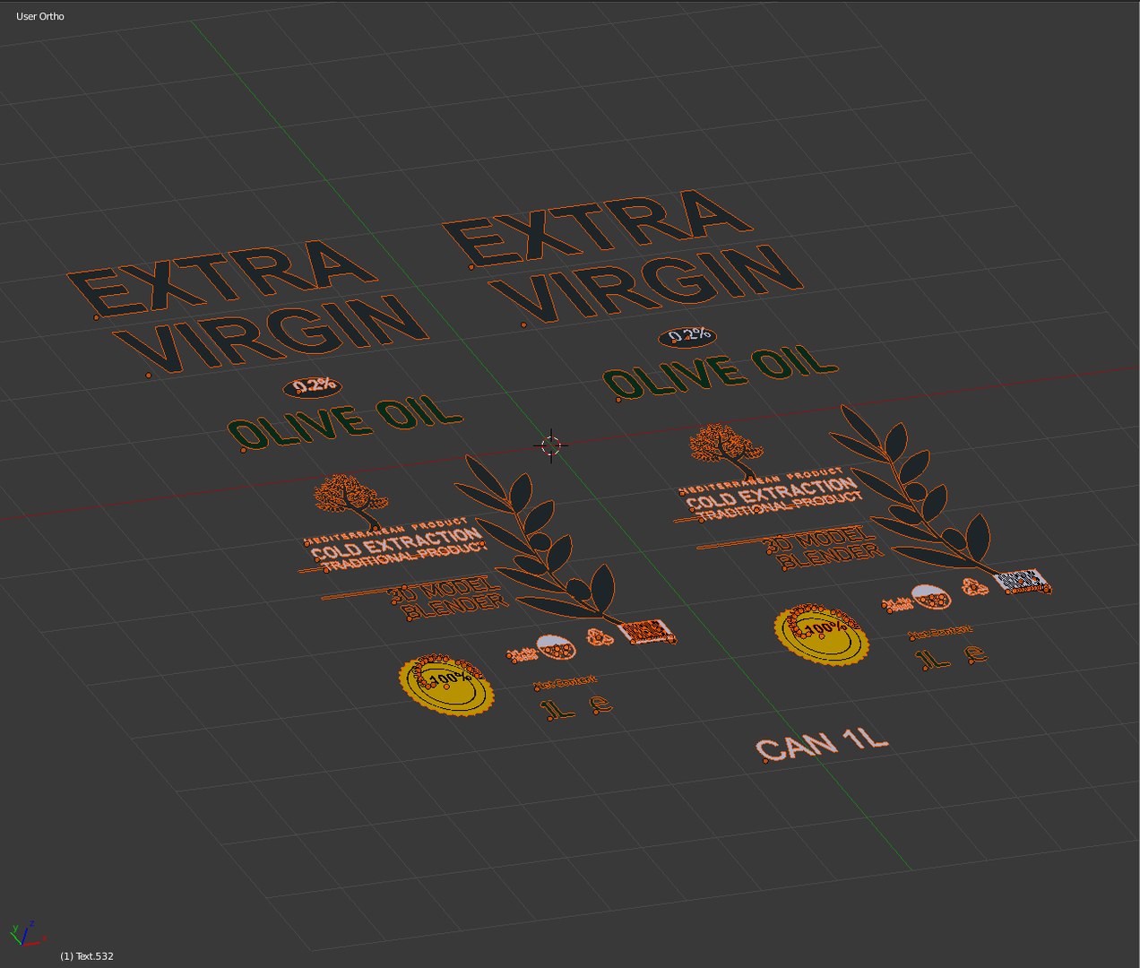 3D Oil Olive Model - TurboSquid 1400562
