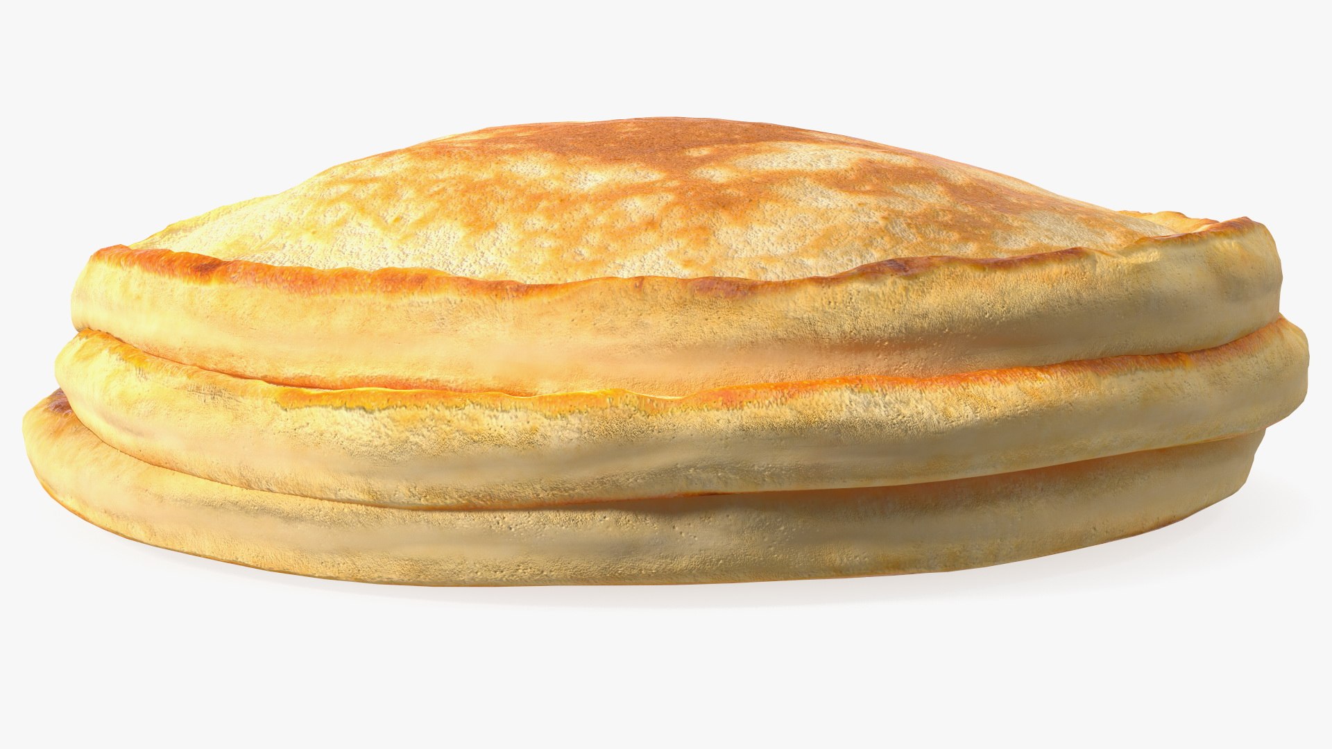 3D Three Pancakes - TurboSquid 1943614