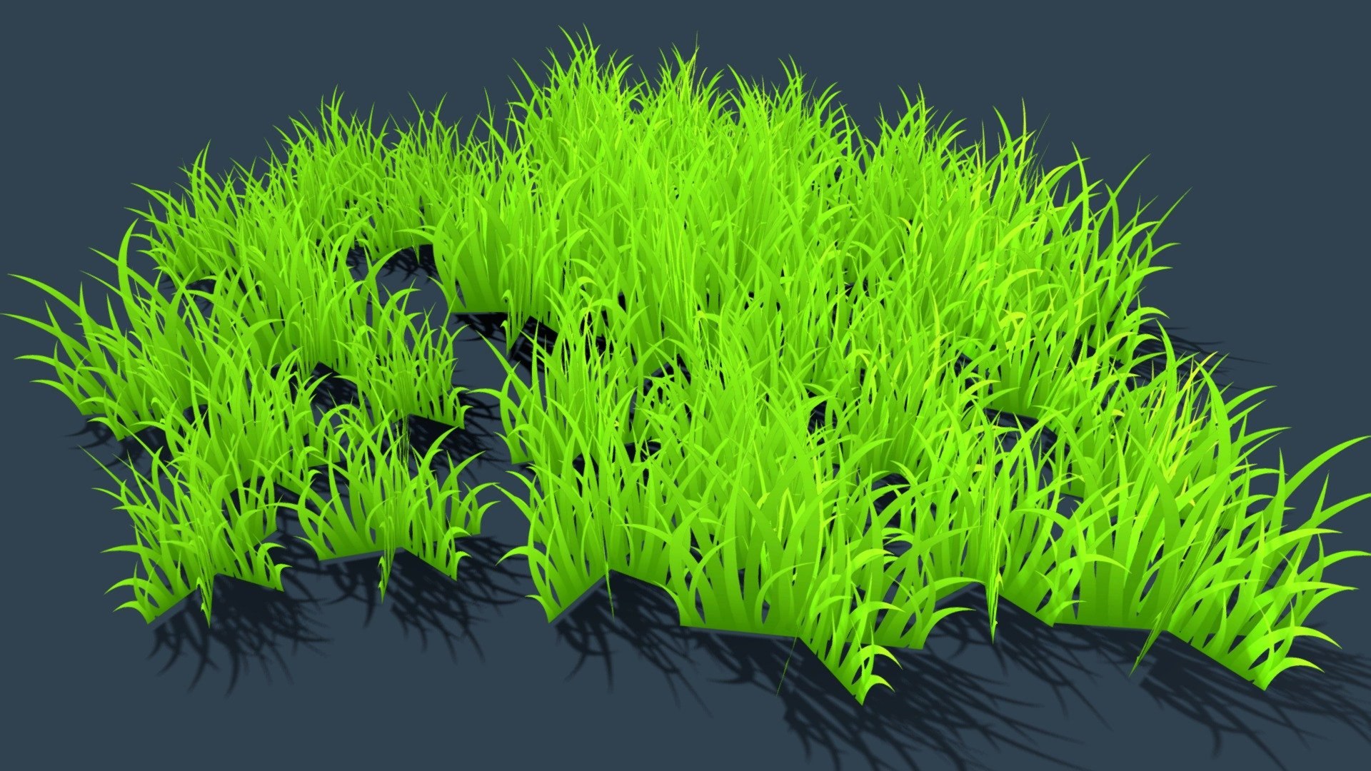 3D Model STYLIZED LOW POLY GRASS 1 - TurboSquid 2311796