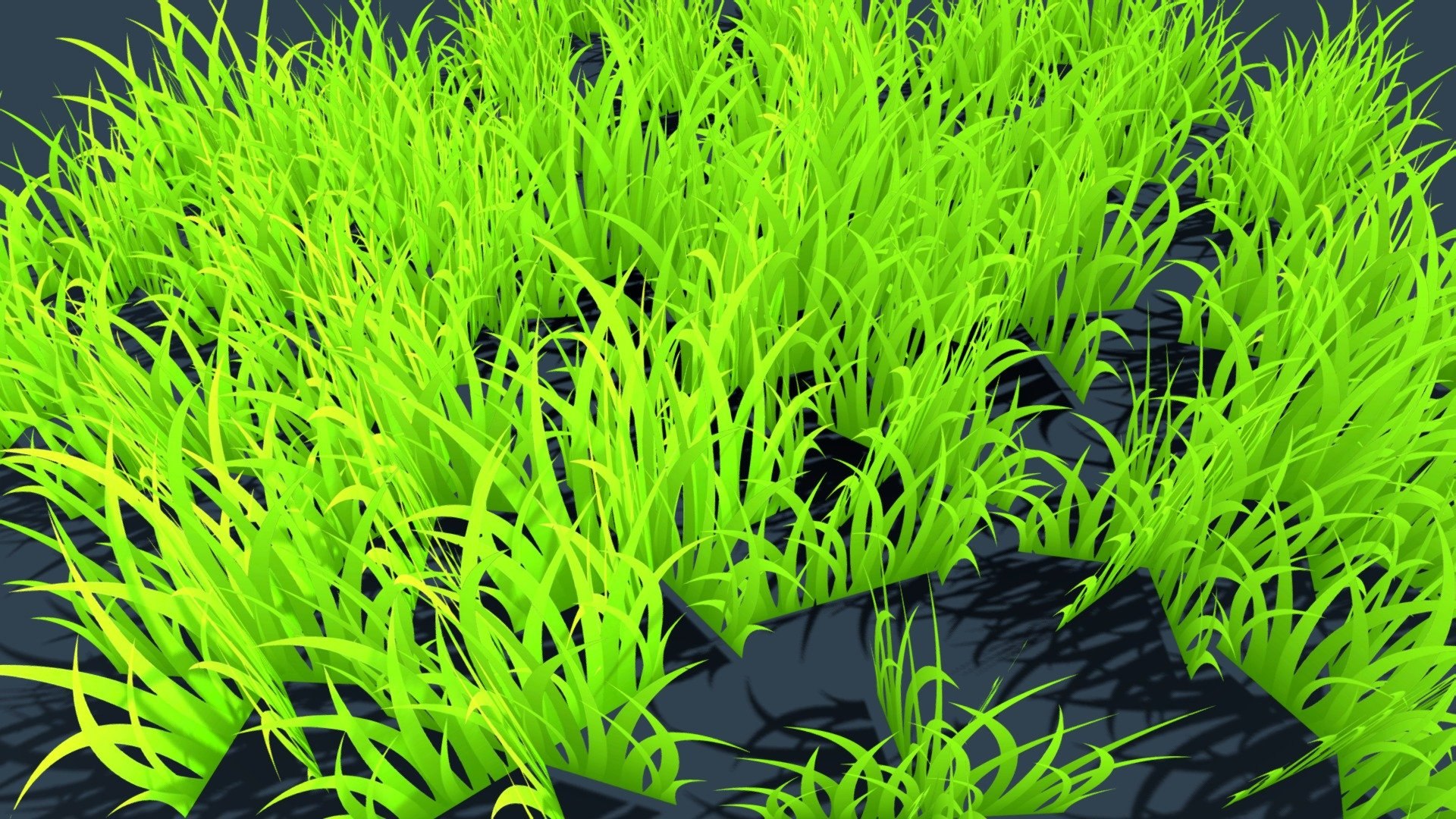 3D Model STYLIZED LOW POLY GRASS 1 - TurboSquid 2311796