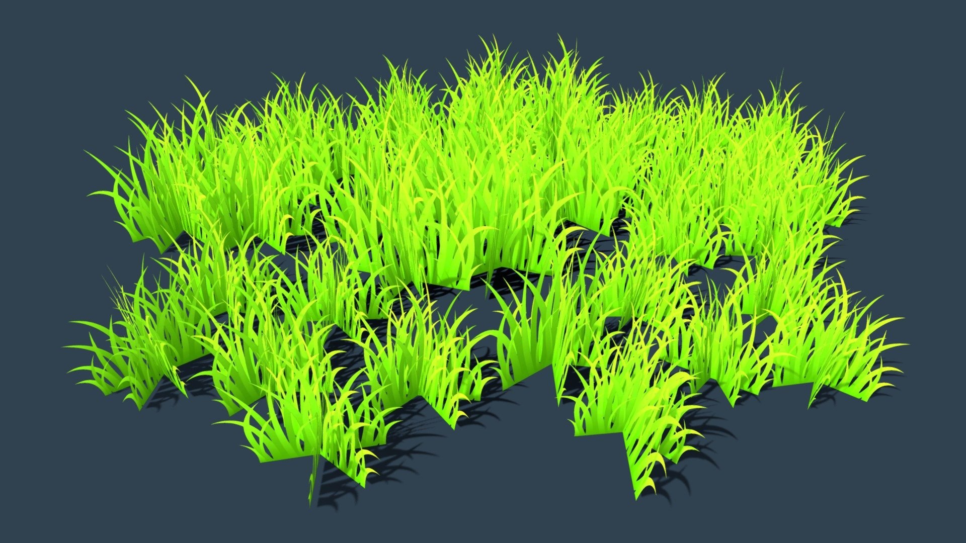 3D Model STYLIZED LOW POLY GRASS 1 - TurboSquid 2311796