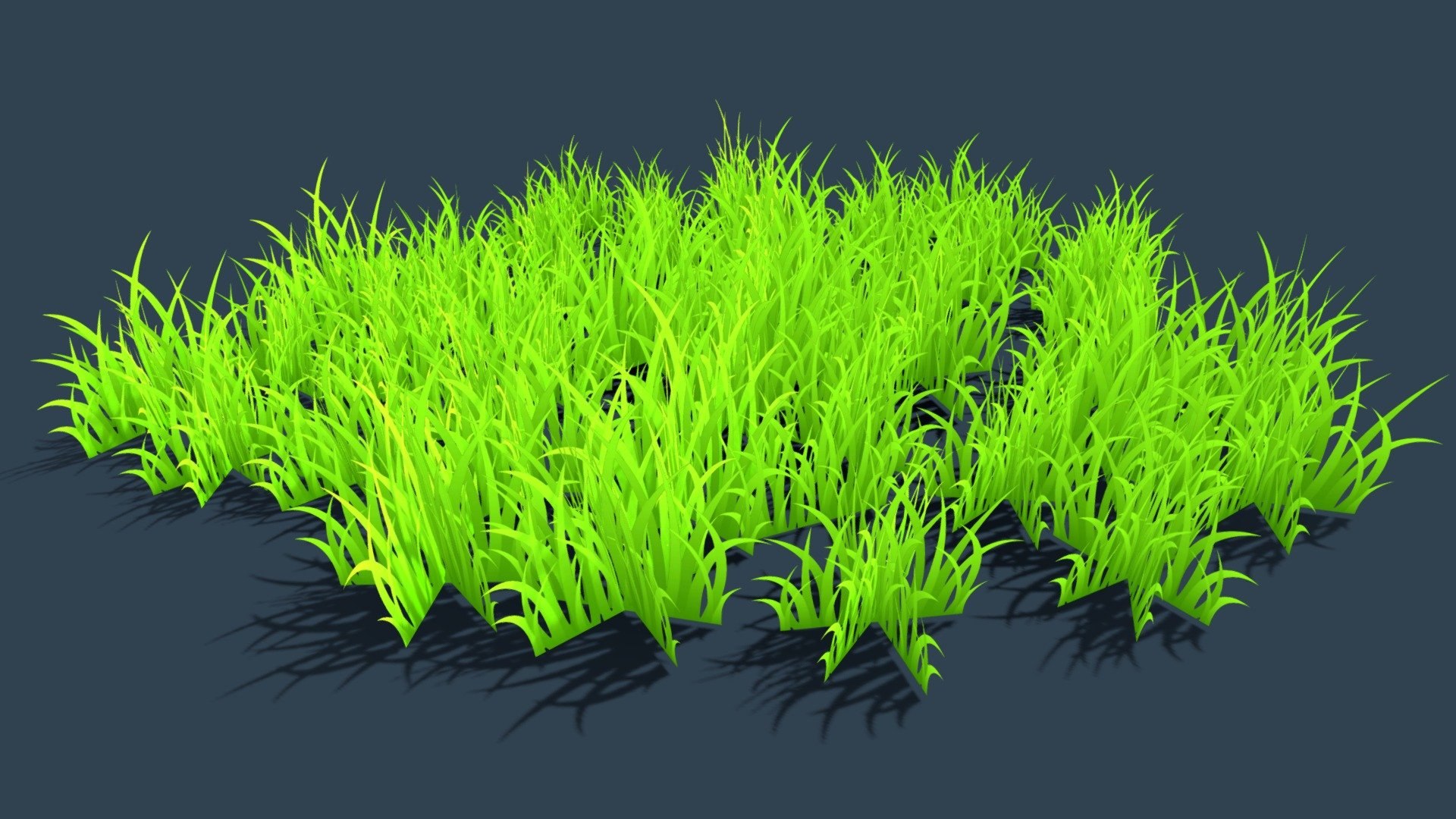 3D Model STYLIZED LOW POLY GRASS 1 - TurboSquid 2311796