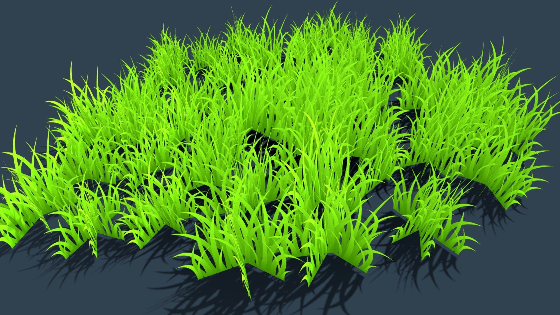 3D Model STYLIZED LOW POLY GRASS 1 - TurboSquid 2311796