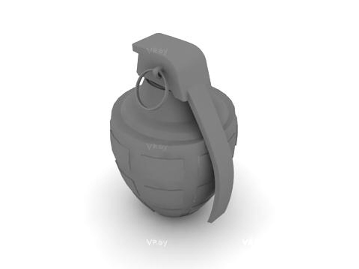 3d Model Frag Grenade