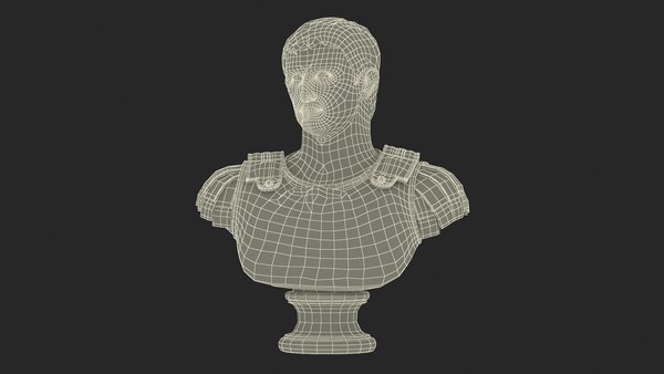 modelo 3d Busto del emperador romano Bronce fundido - TurboSquid 2087610