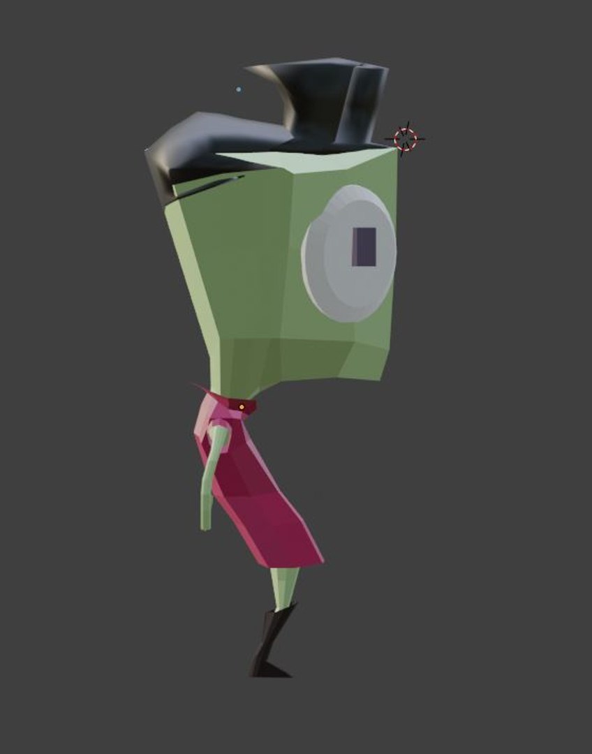 3D Zim Invader Model - TurboSquid 1613396