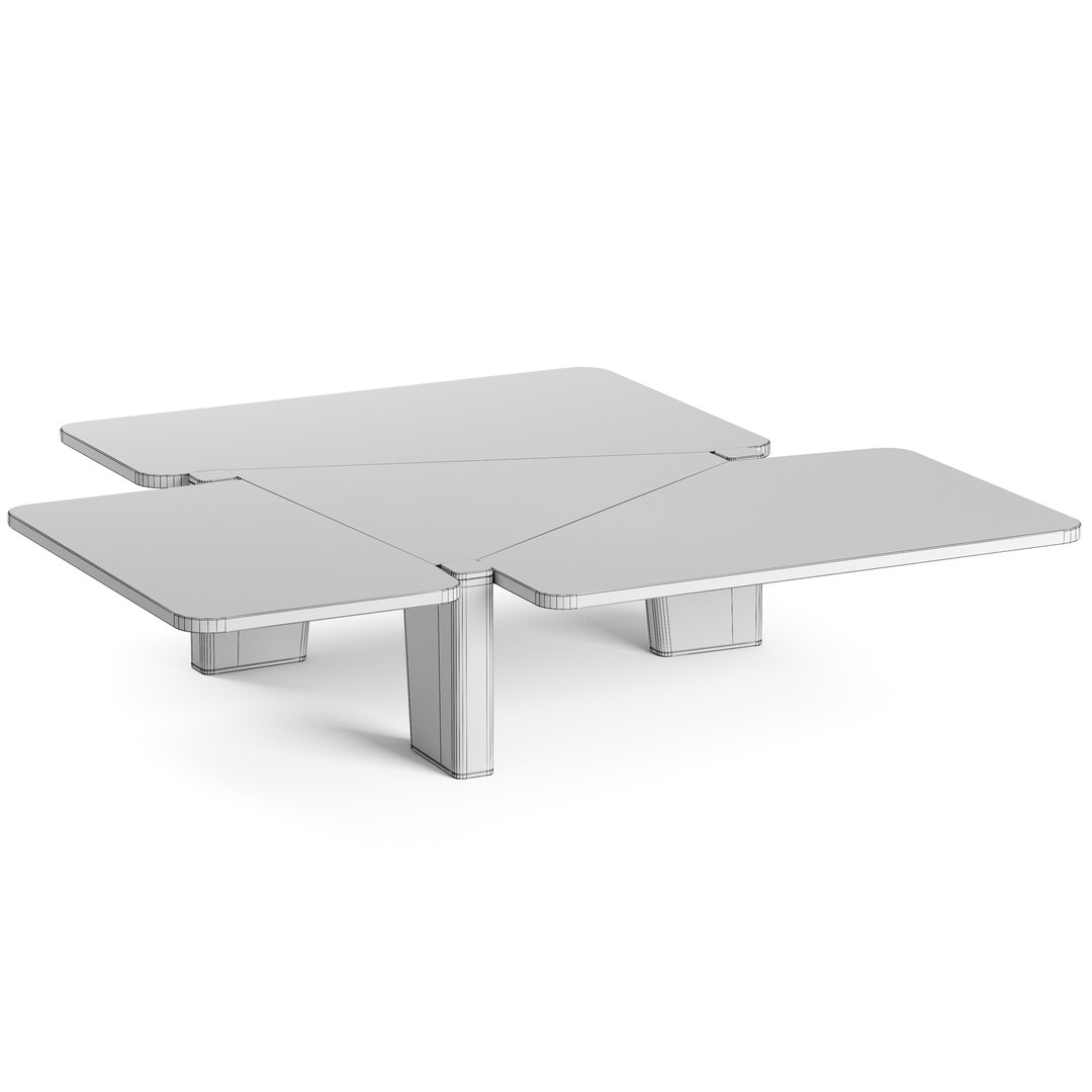 3D Model MINOTTI Jacob Coffee Tables - TurboSquid 2162533