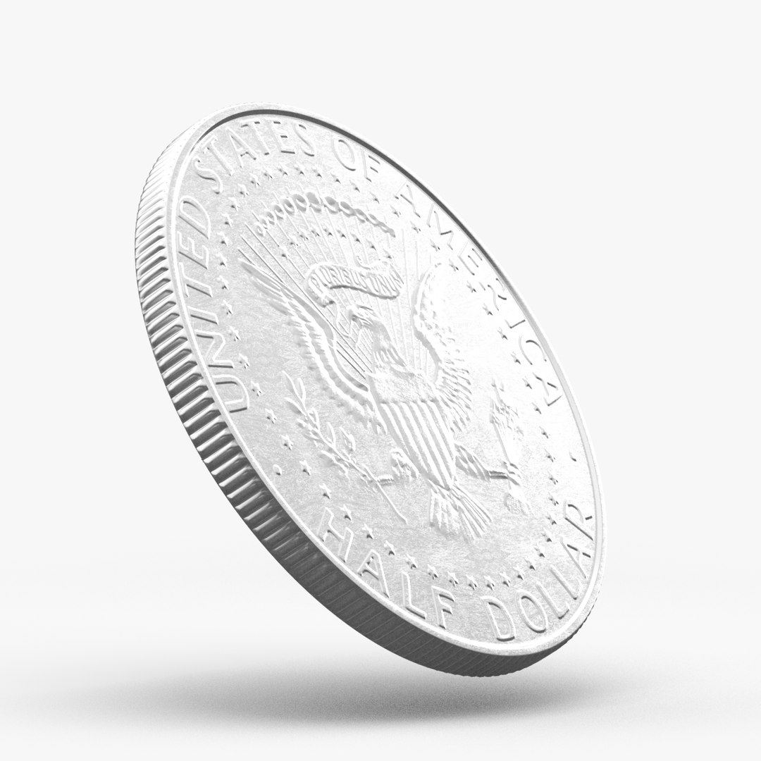 3d 50 Cent Coin