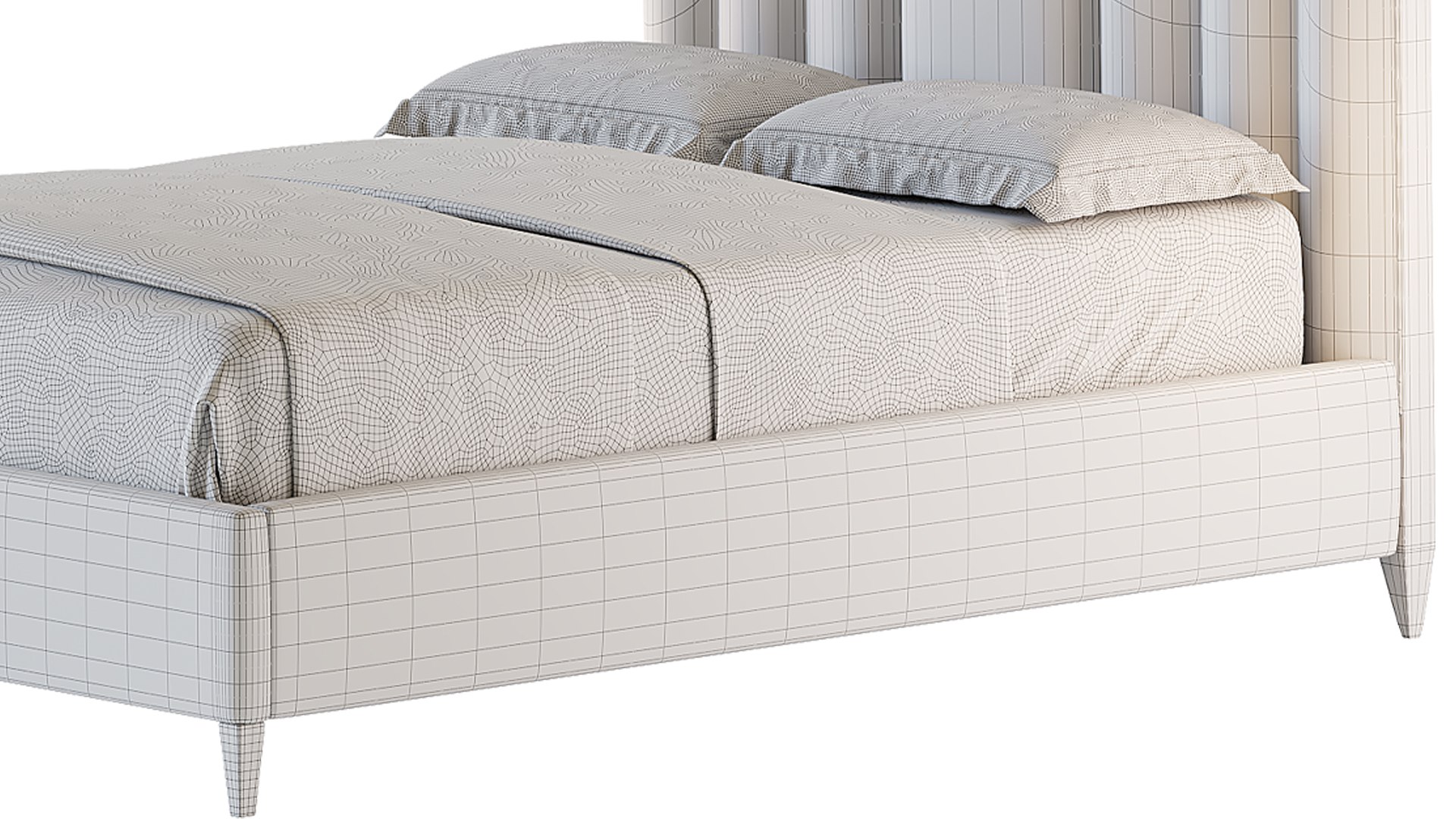 3D Artemis Bed - TurboSquid 2186385