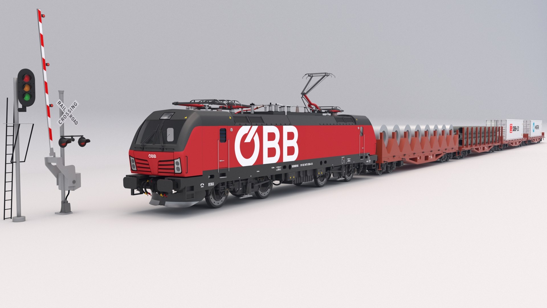 3D Cargo Train Obb Car - TurboSquid 1654499