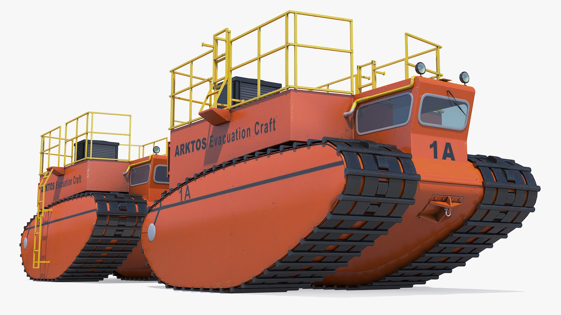 Arktos Evacuation Craft Model - TurboSquid 1851840