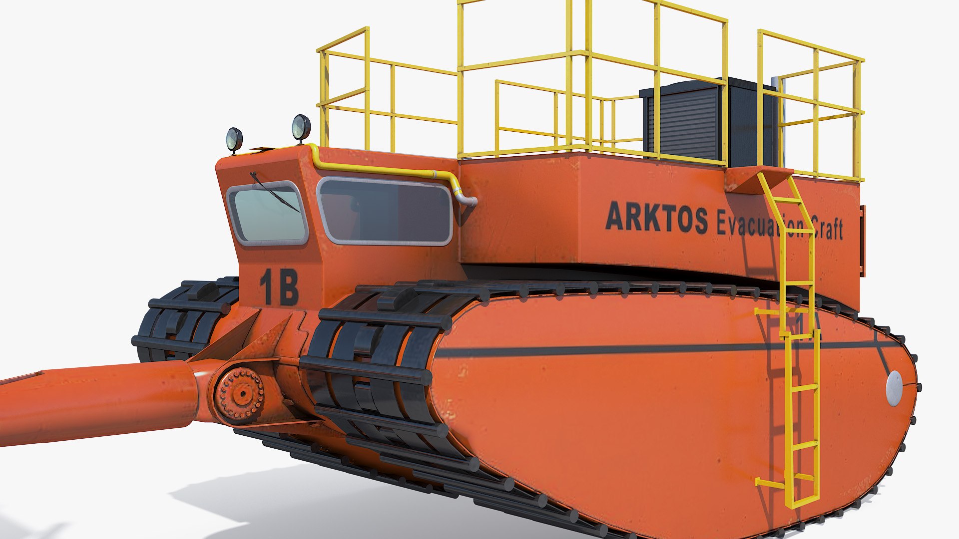 Arktos Evacuation Craft Model - TurboSquid 1851840