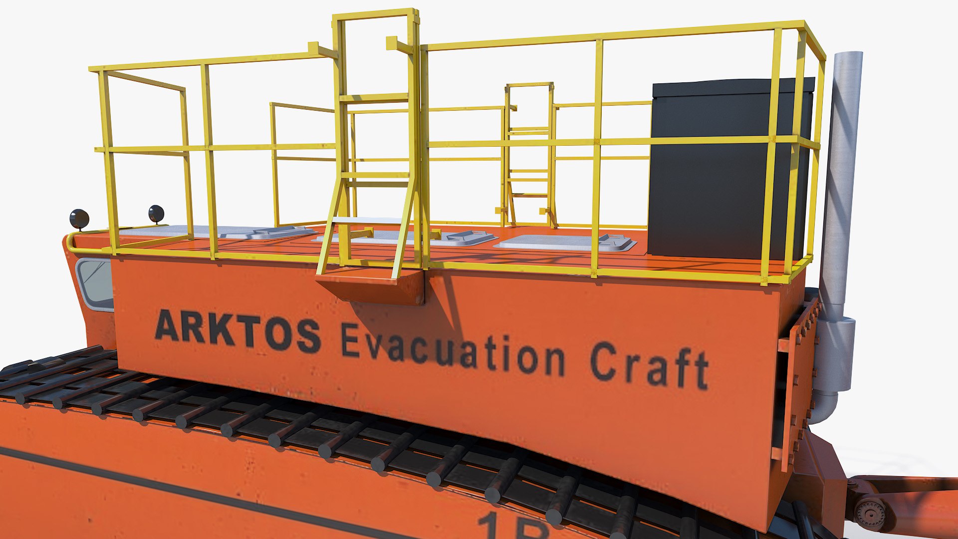 Arktos Evacuation Craft Model - TurboSquid 1851840