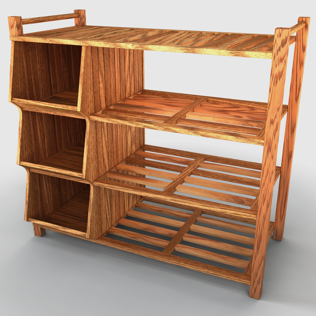 3d outdoor shoe rack