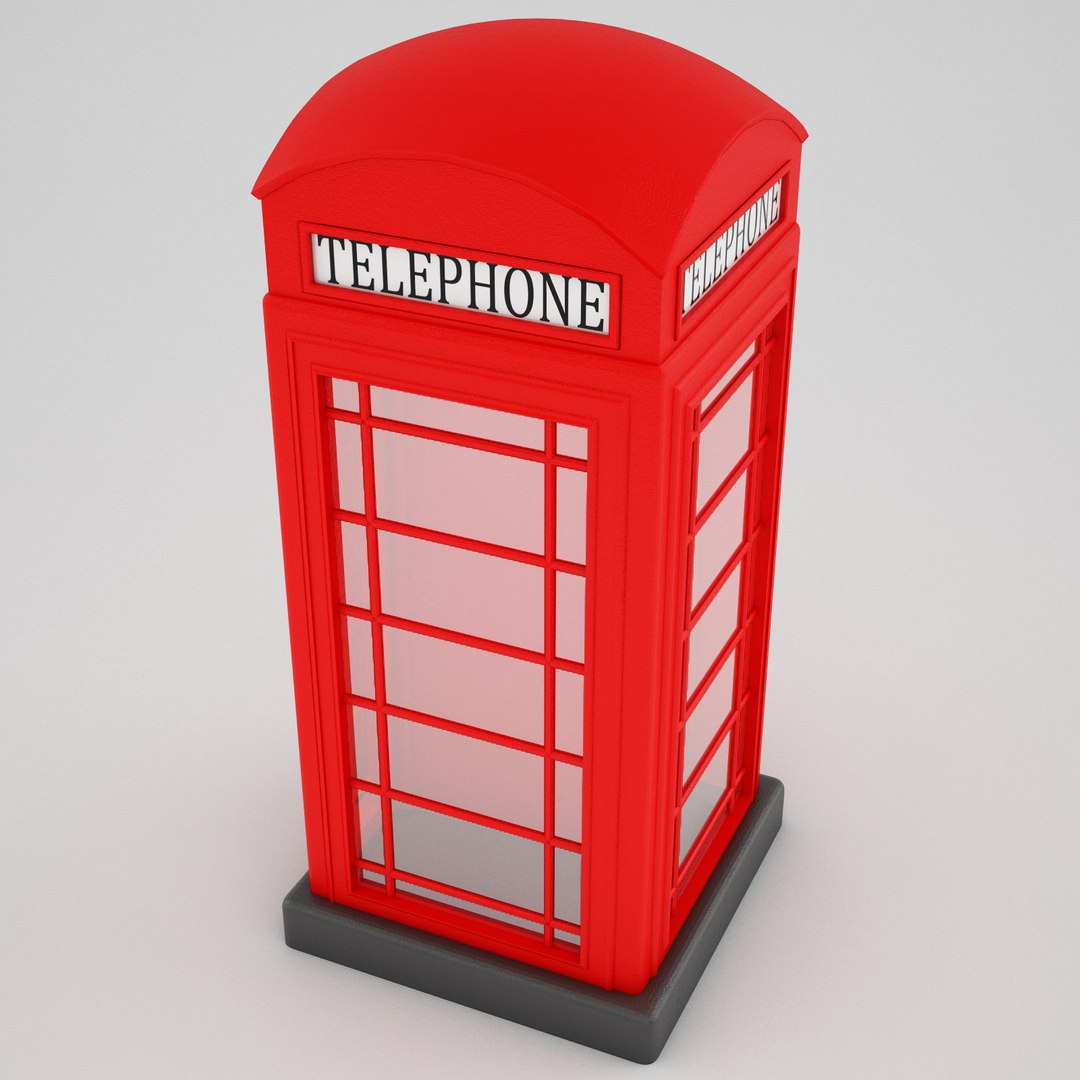 free max model red telephone box