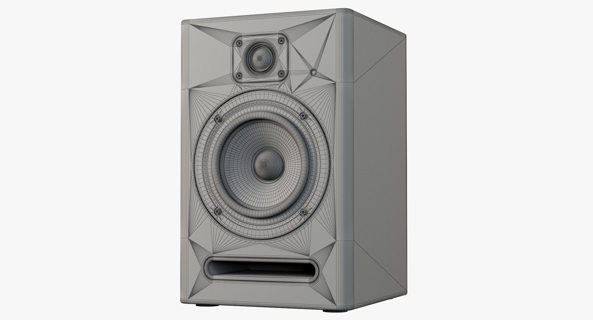 Studio Speaker 3d Model