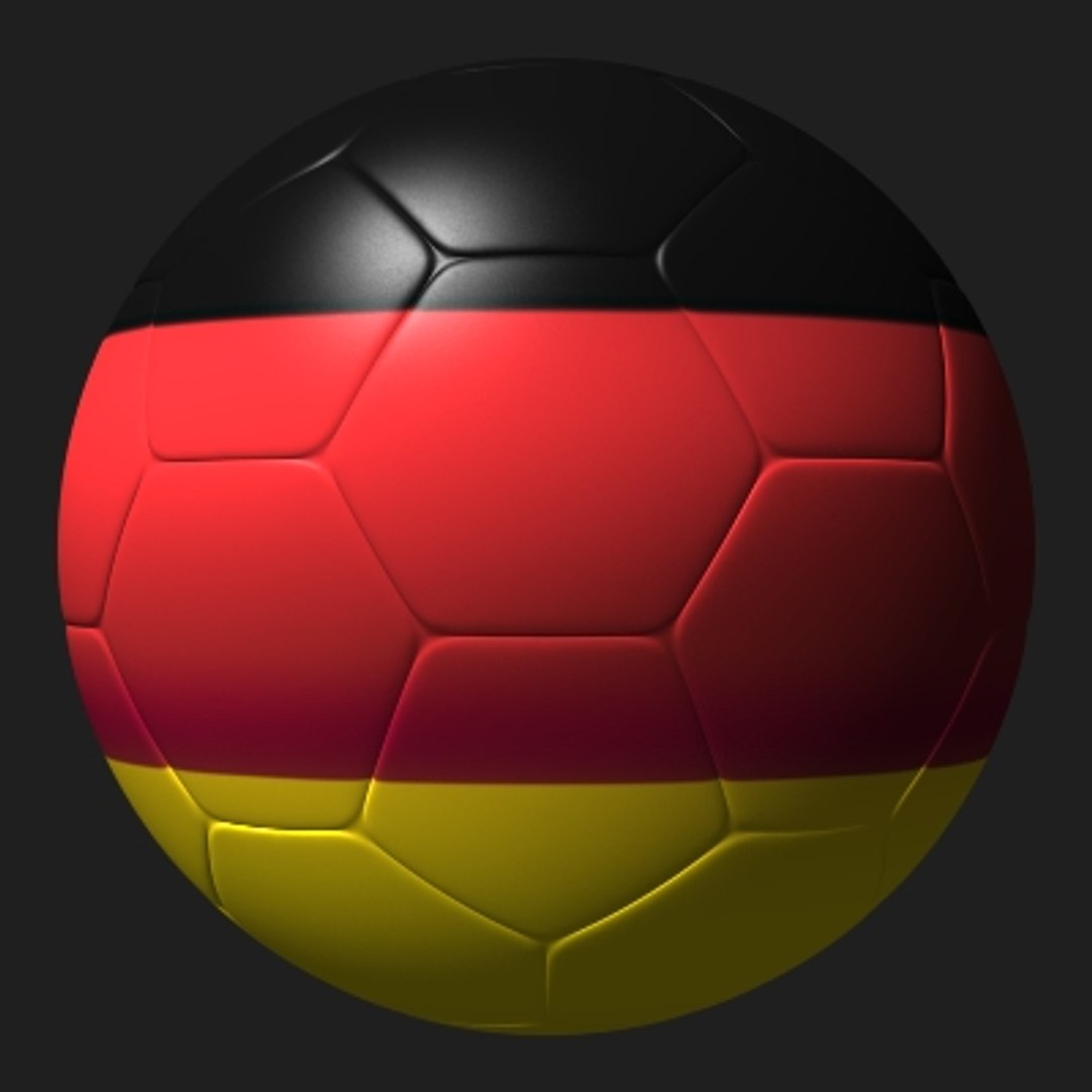 soccer ball germany soccer-ball obj