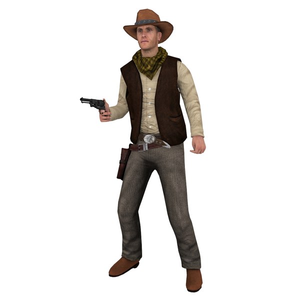 Free 3D Cowboy Models | TurboSquid