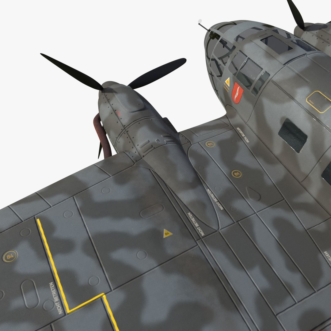 3D Heinkel 111 Bomber - TurboSquid 1204793