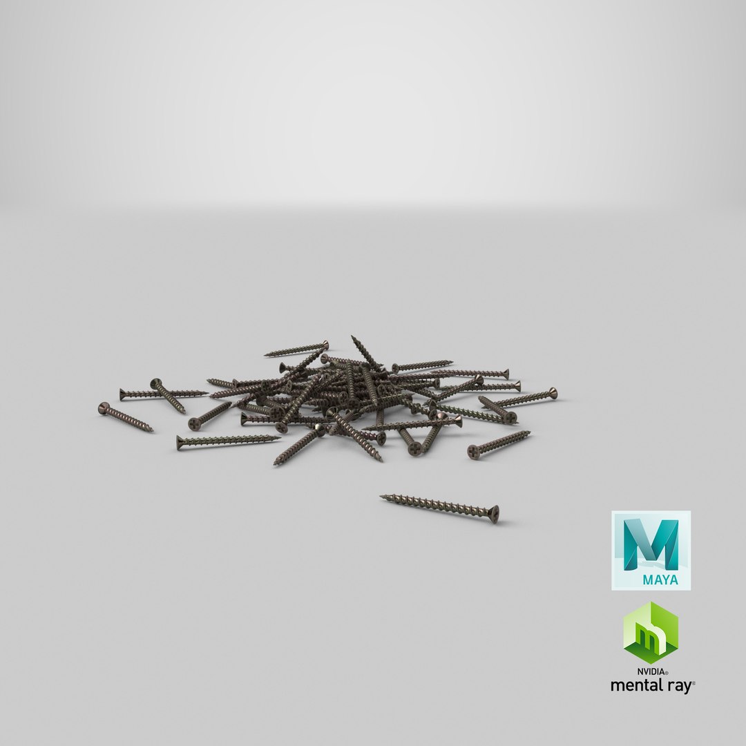 3D model Hardware Screw - TurboSquid 2028407