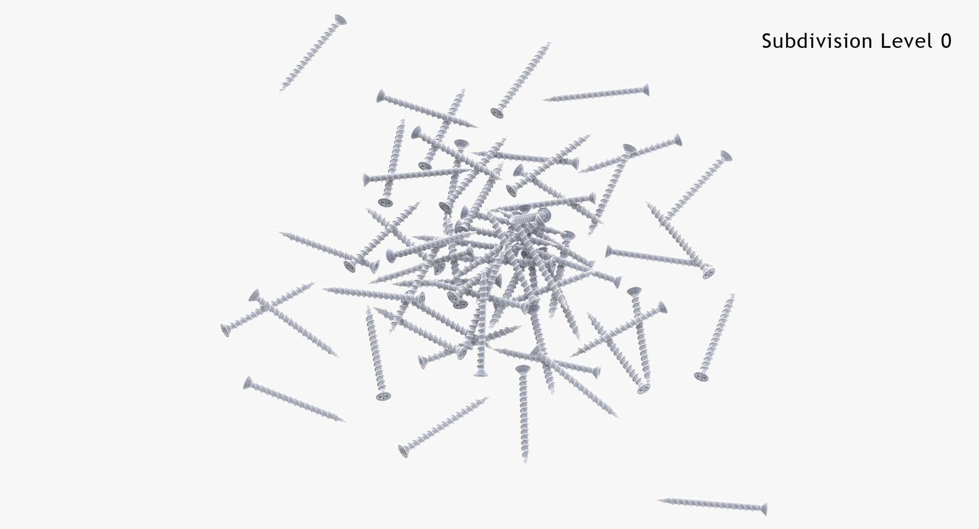 3D model Hardware Screw - TurboSquid 2028407