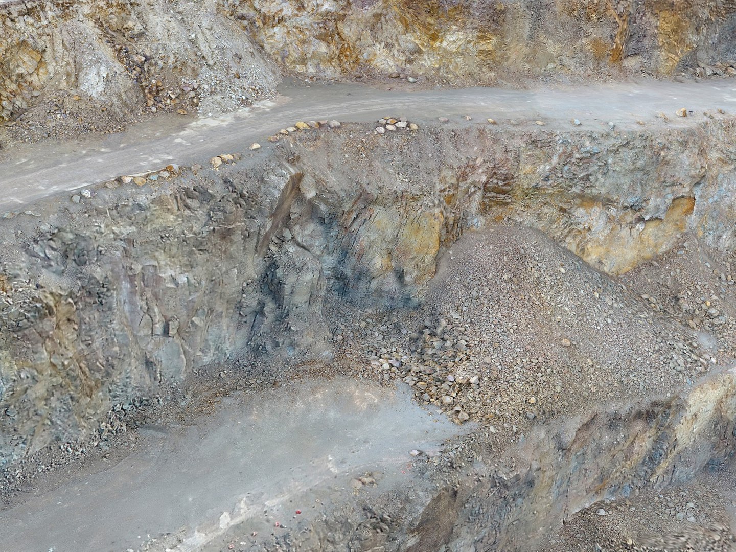 3D Opencast Mines Road Model - TurboSquid 1323818