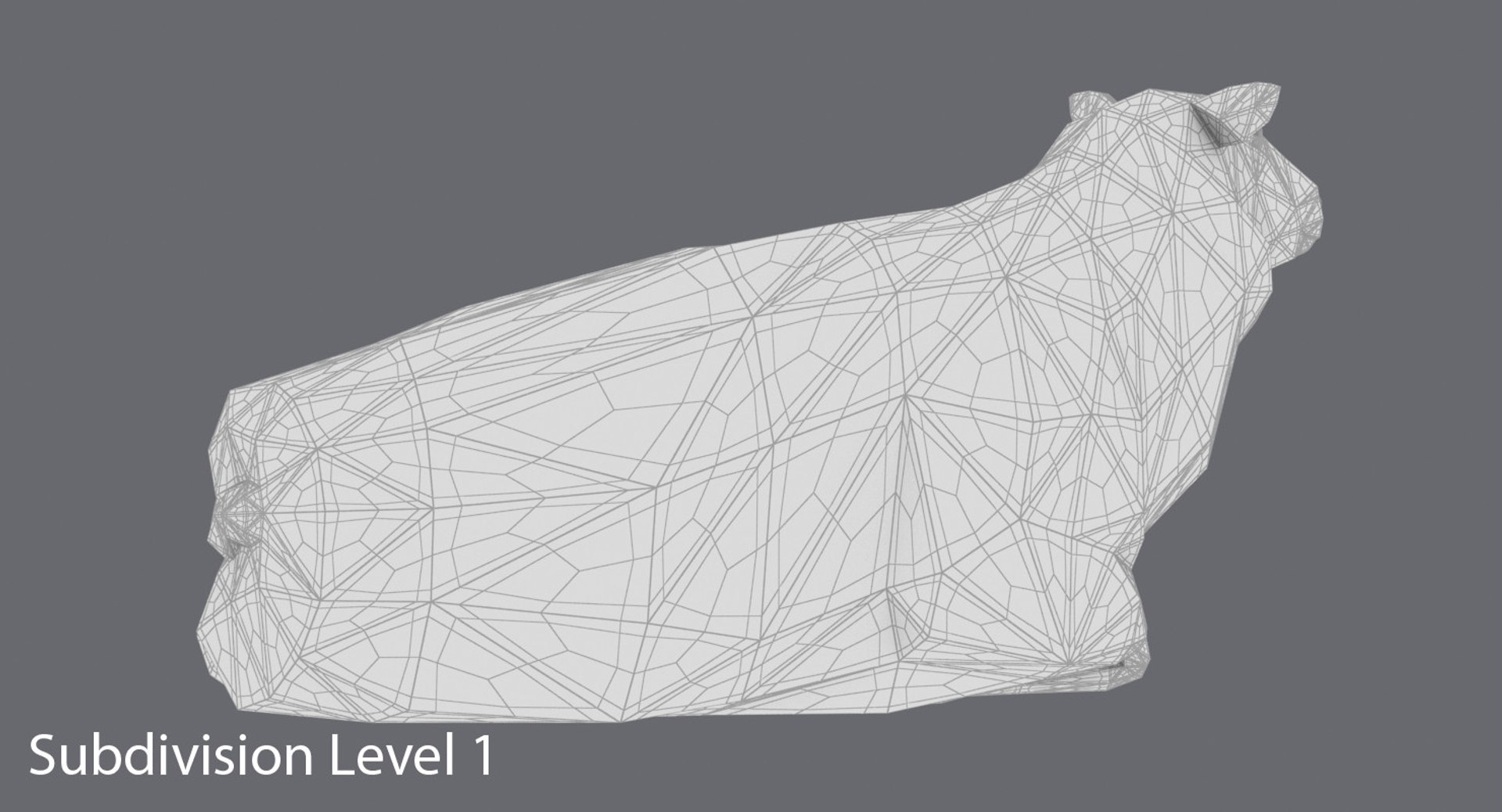 Sheep---lying 3D Model - TurboSquid 1237867