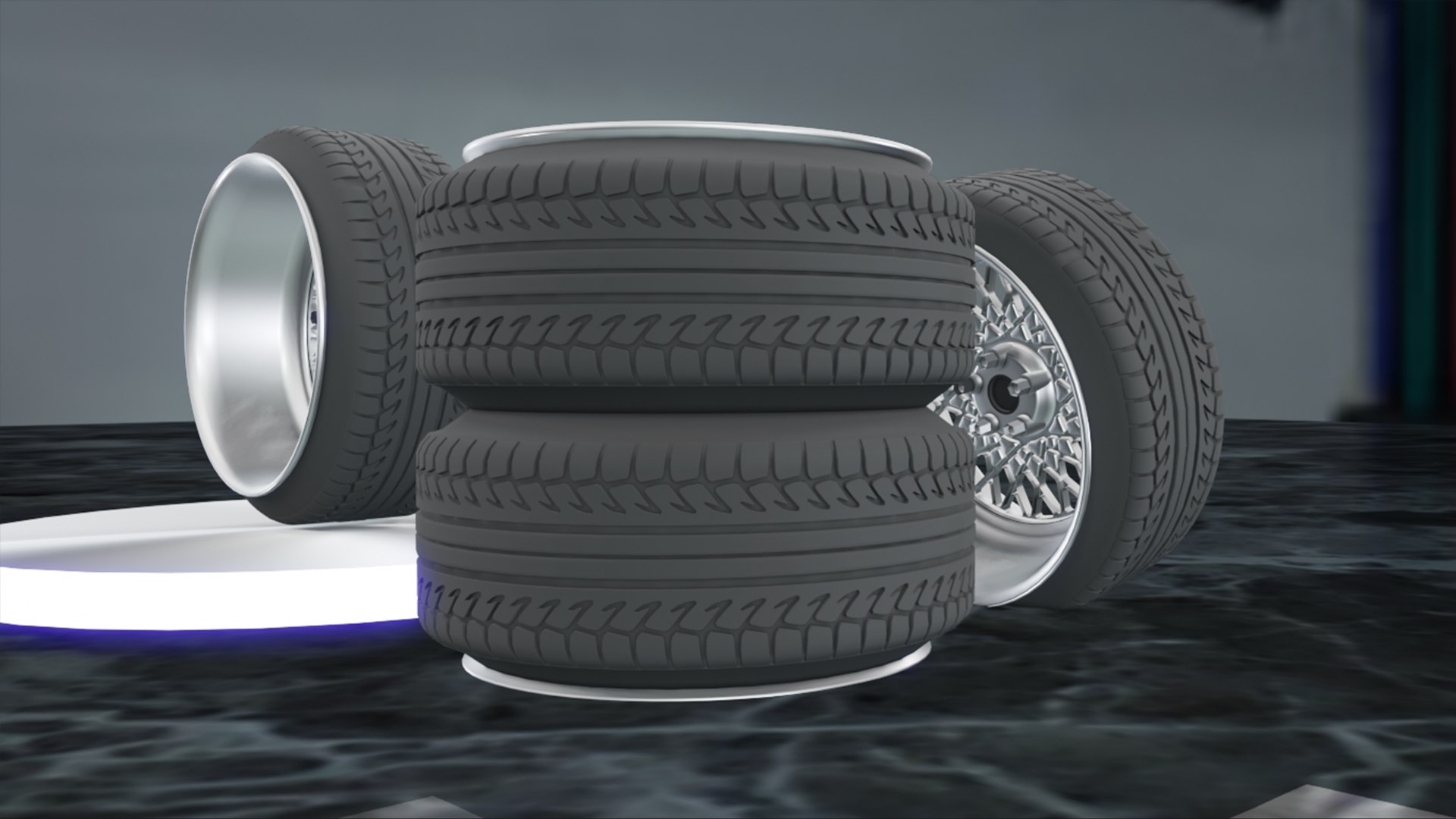 BBS Car Rims 3D Model - TurboSquid 2153321