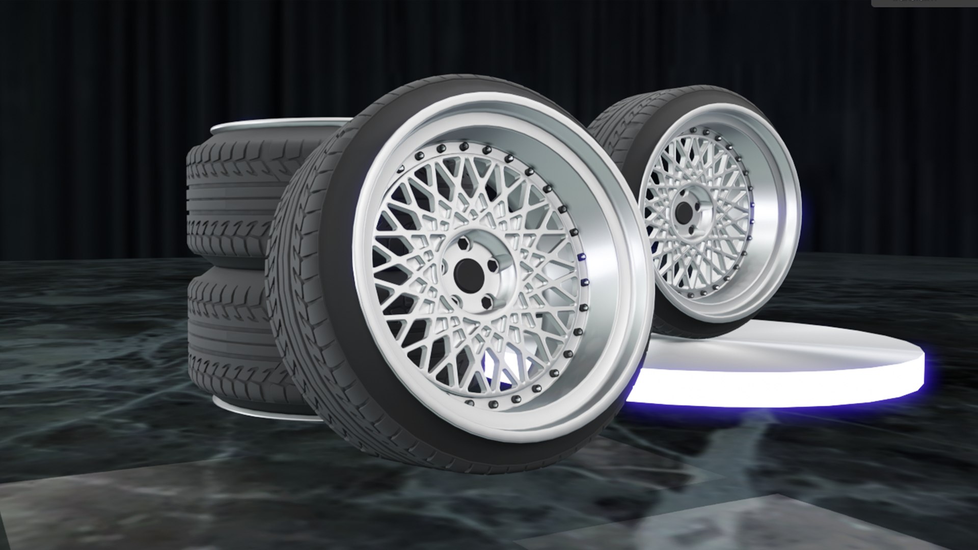 BBS Car Rims 3D Model - TurboSquid 2153321