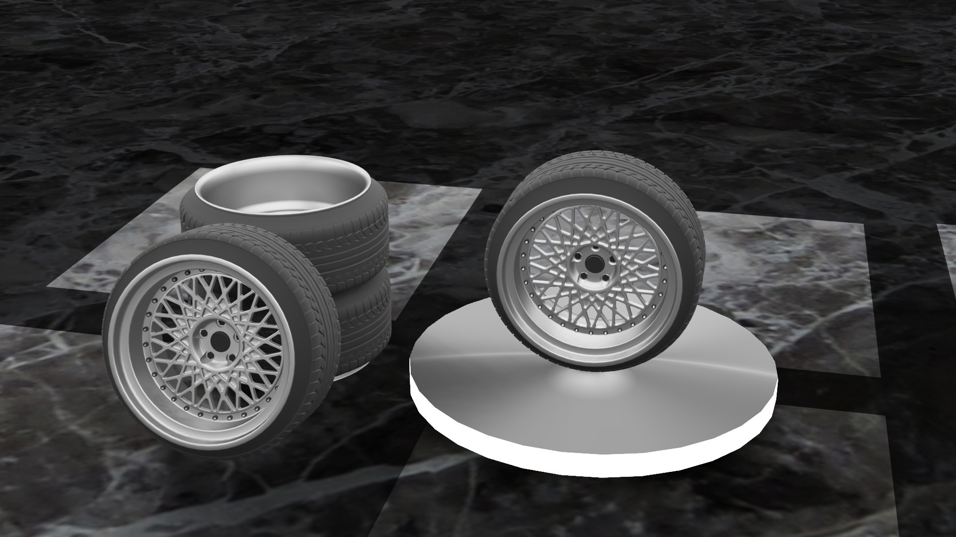 BBS Car Rims 3D Model - TurboSquid 2153321