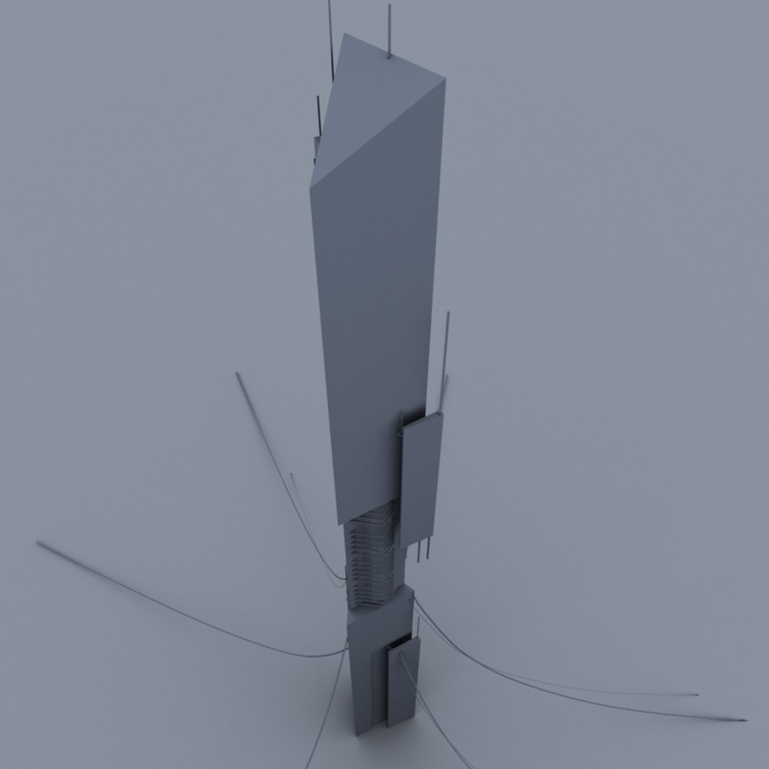 Free Combine Citadel Hl2 3d Model