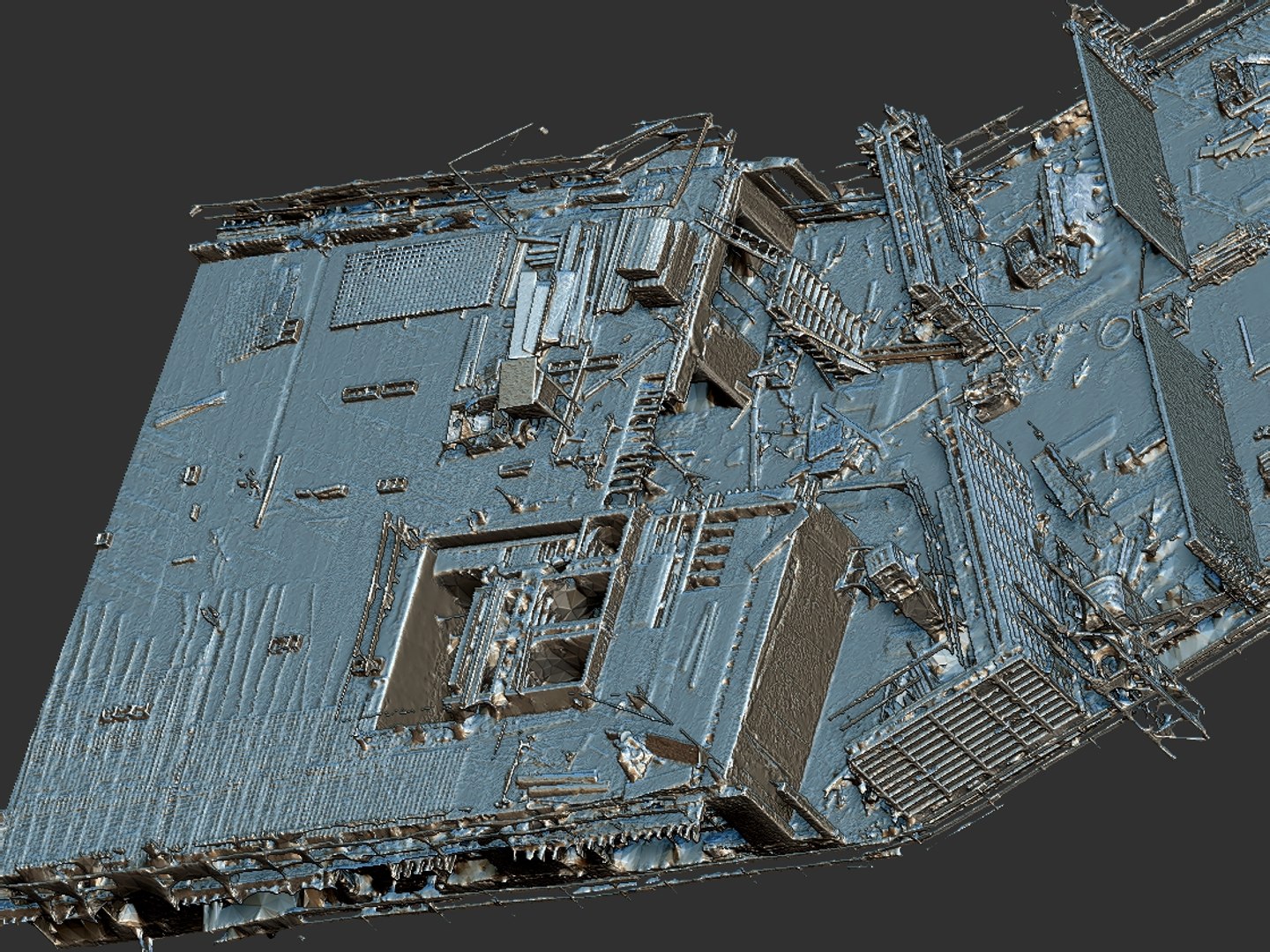 Building construction roof scan 3D - TurboSquid 1434182