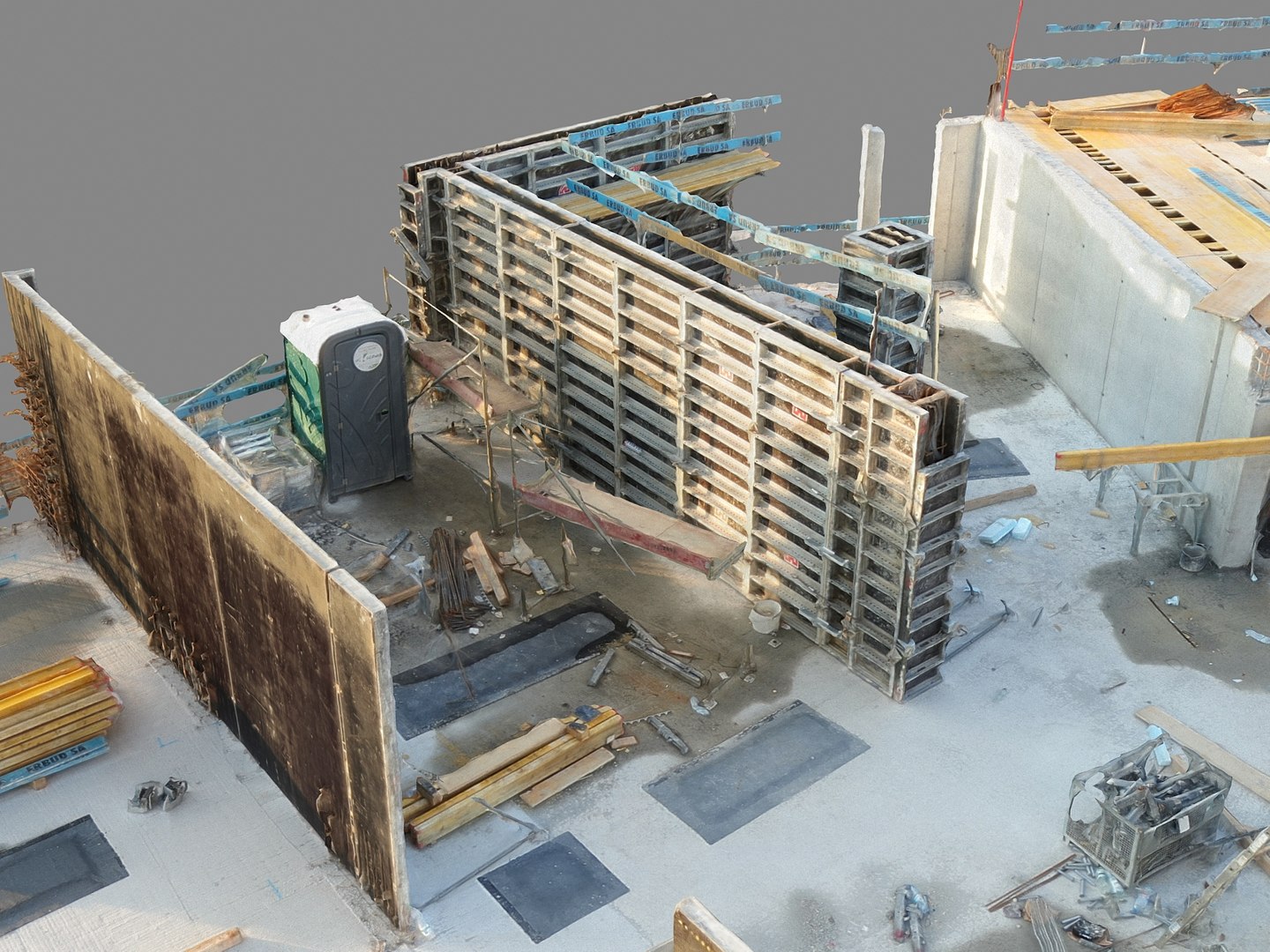 Building construction roof scan 3D - TurboSquid 1434182