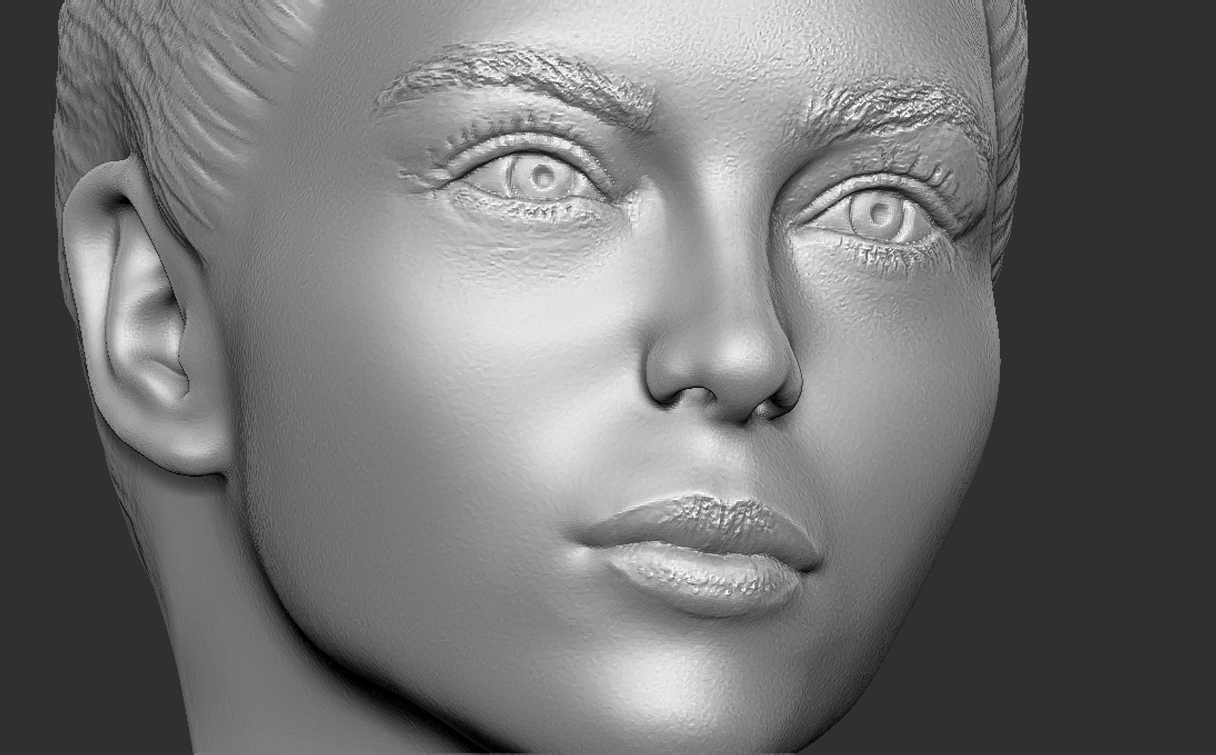 Bust Woman Printing 3D Model - TurboSquid 1657437