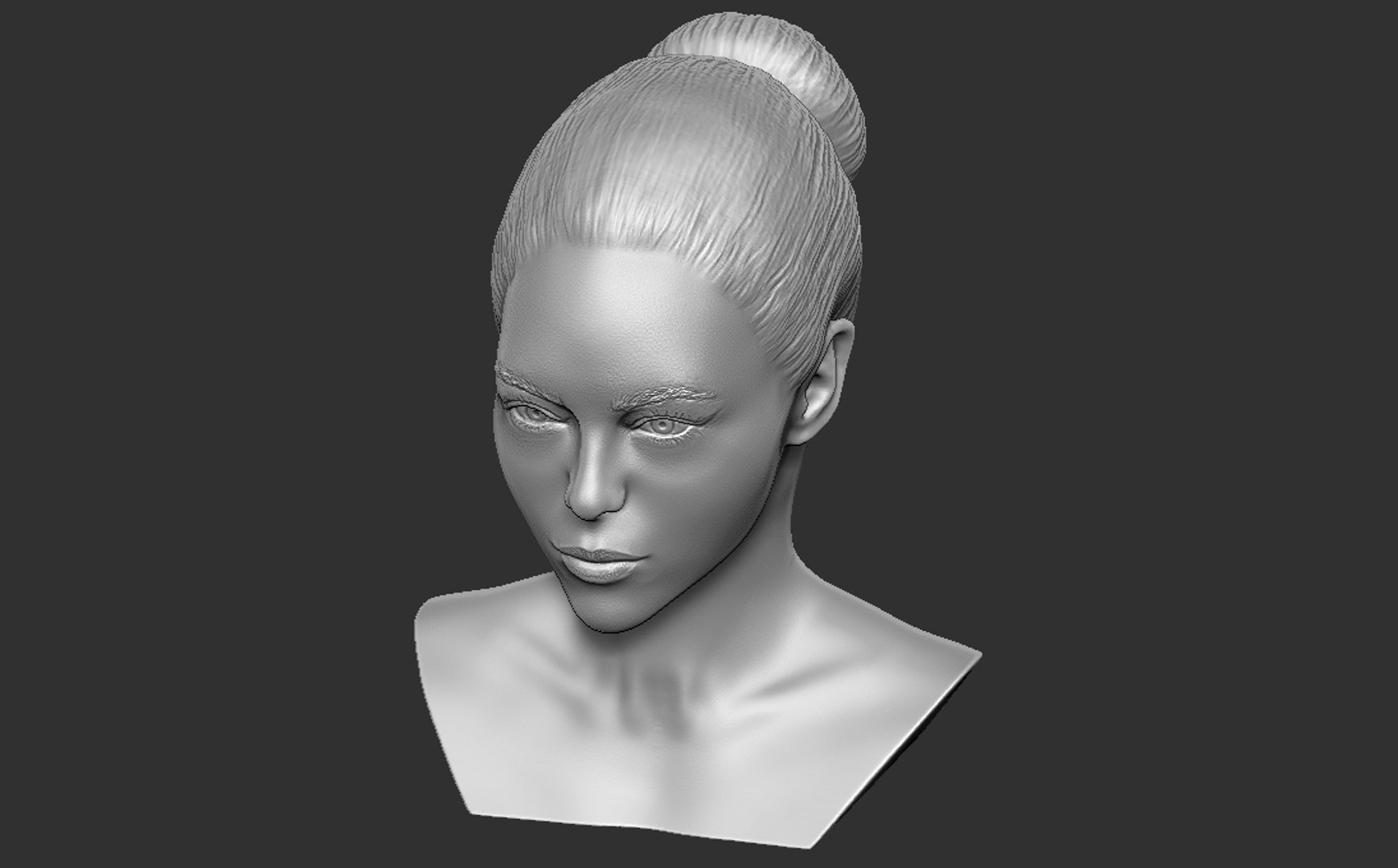 Bust Woman Printing 3D Model - TurboSquid 1657437