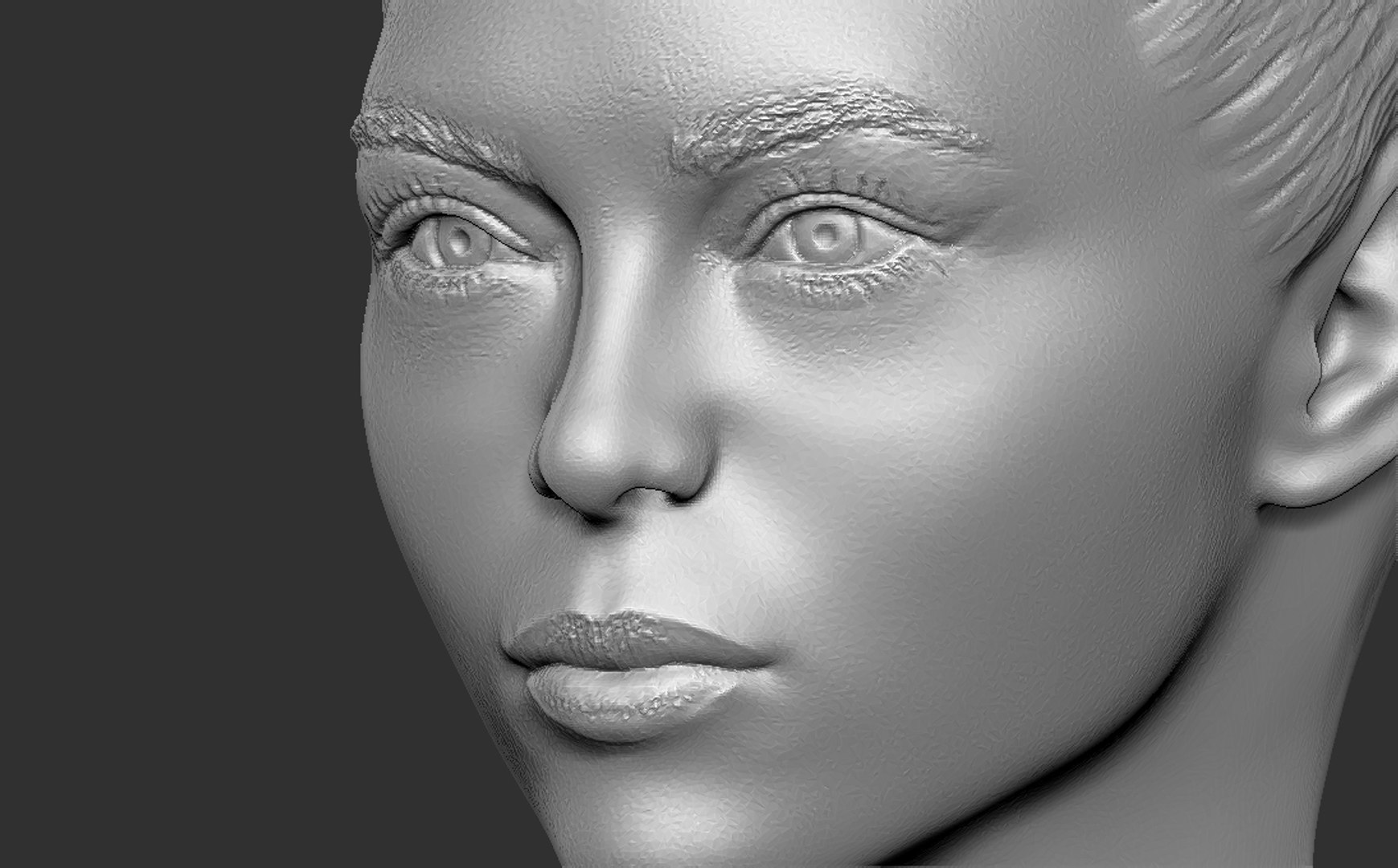 Bust Woman Printing 3D Model - TurboSquid 1657437