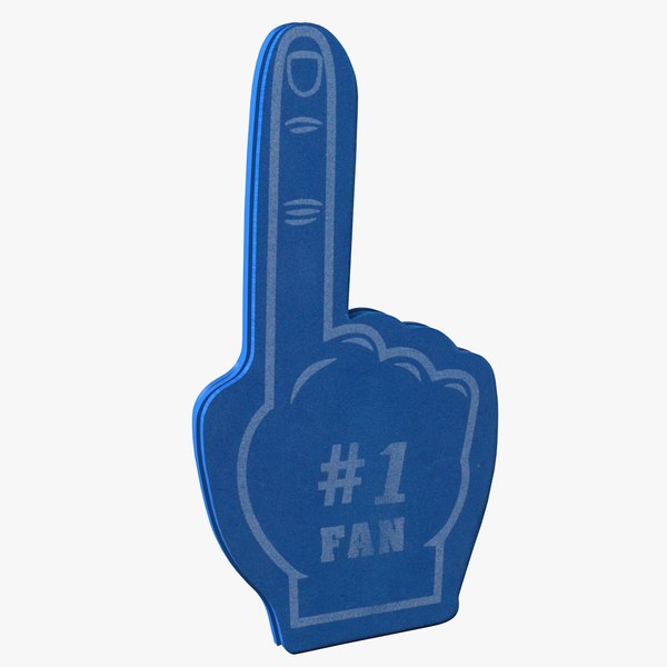 Foam finger 3D model - TurboSquid 1844834