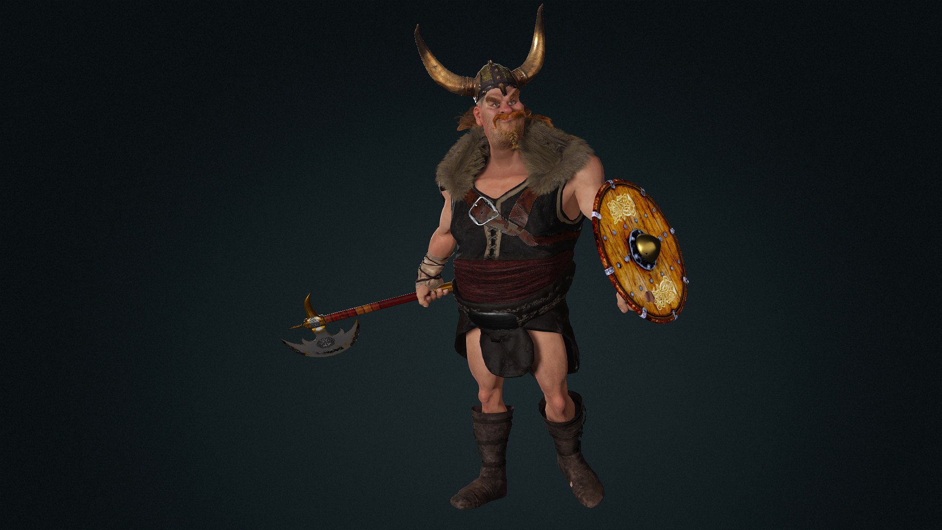 Viking Man 3D Model - TurboSquid 1941462