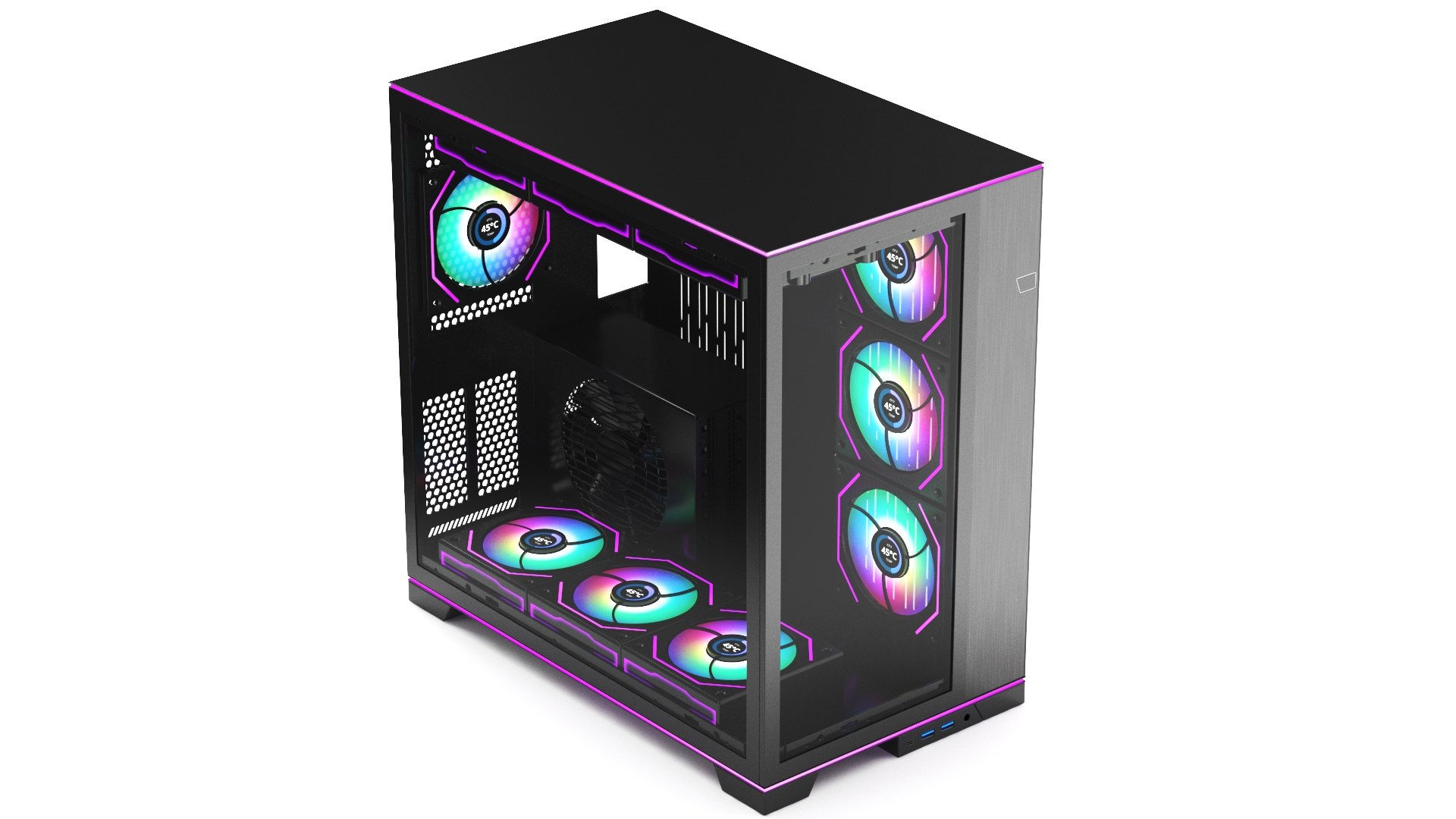 Detailed Empty Computer Tower 3D - TurboSquid 2297159