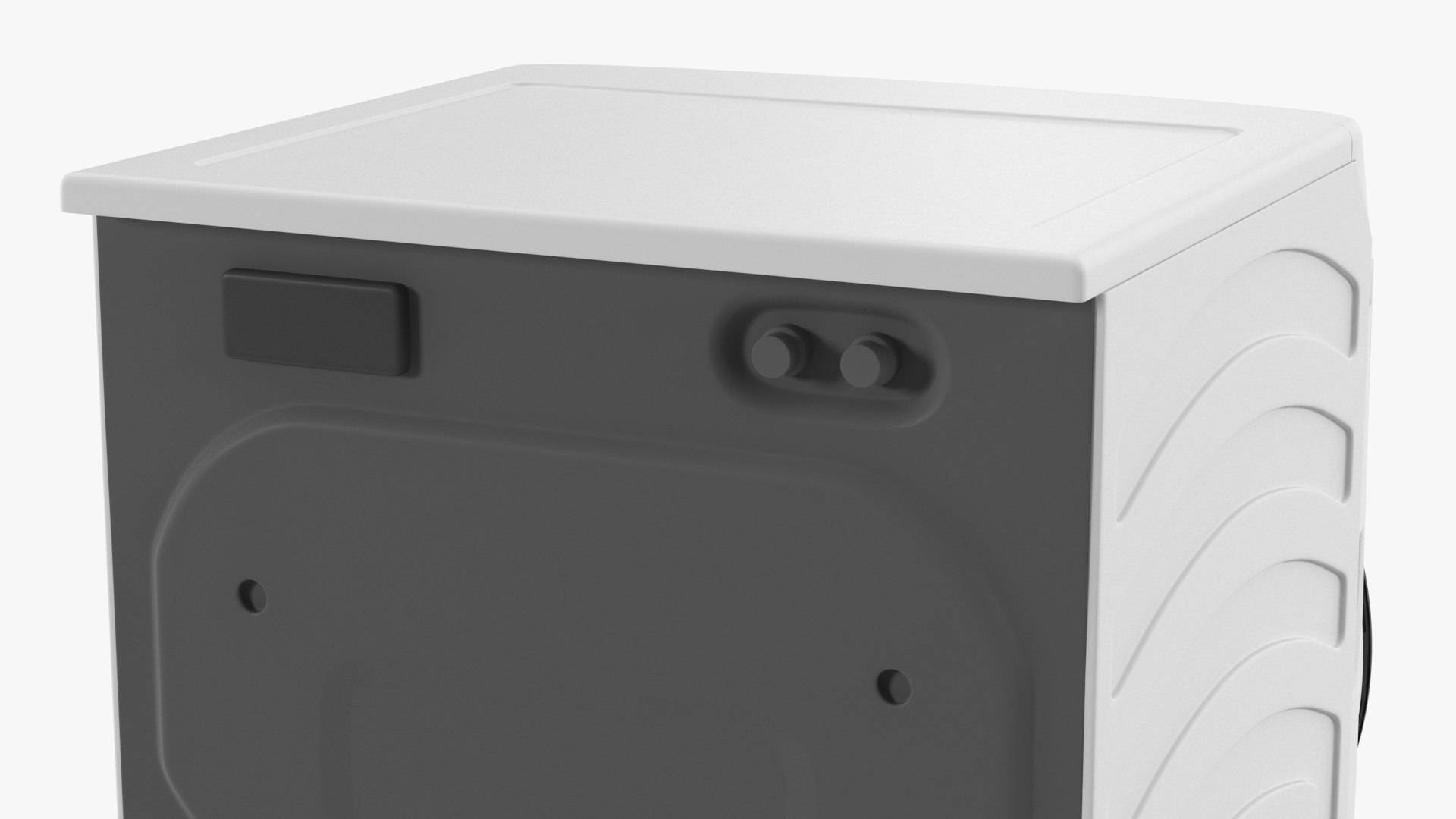 Modern Washing Machine White 3D Model - TurboSquid 2177421