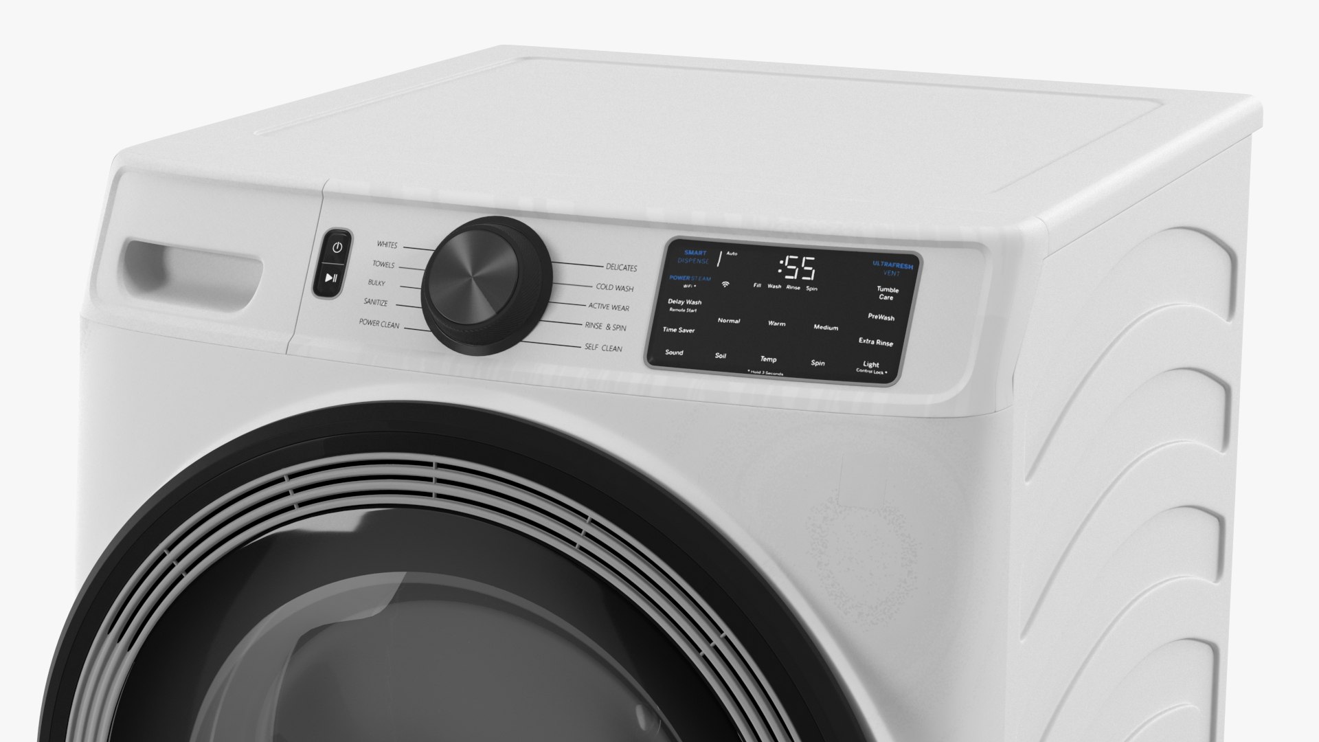 Modern Washing Machine White 3D Model - TurboSquid 2177421