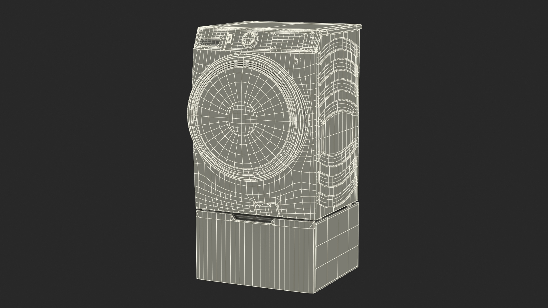 Modern Washing Machine White 3D Model - TurboSquid 2177421