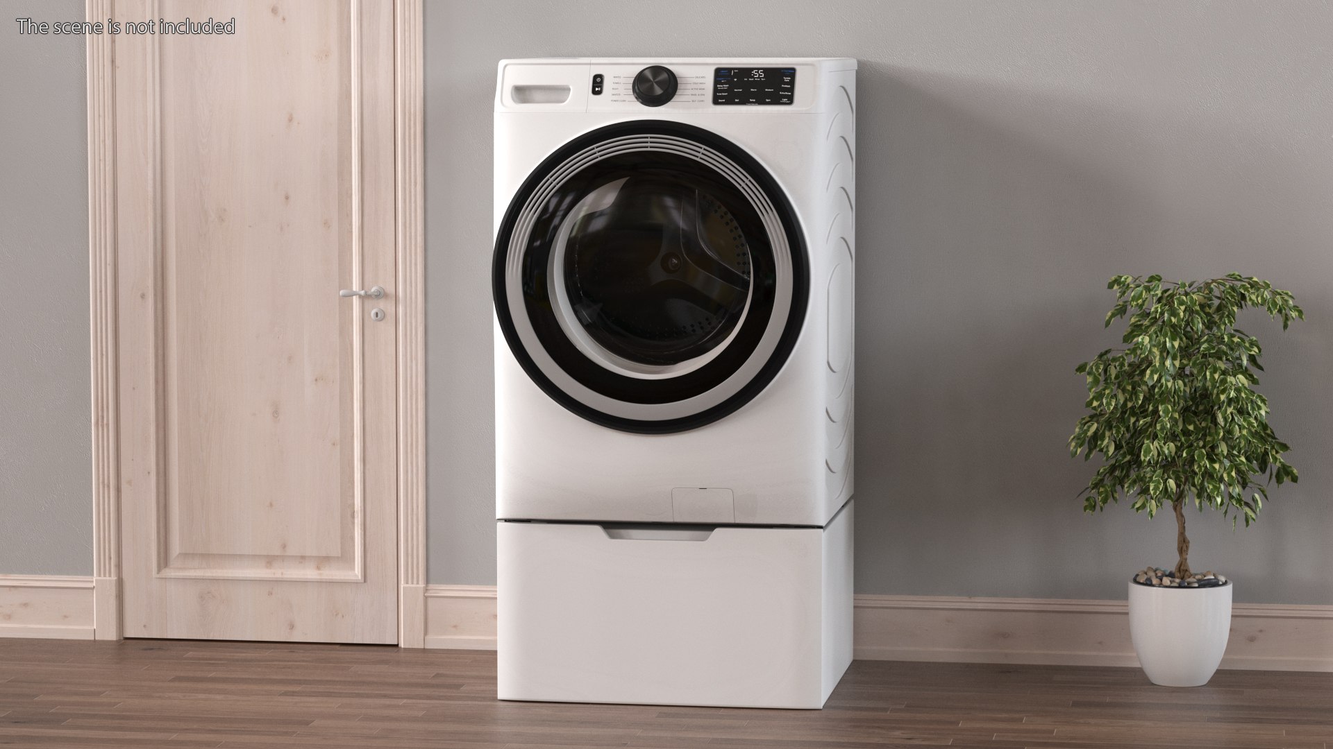 Modern Washing Machine White 3D Model - TurboSquid 2177421