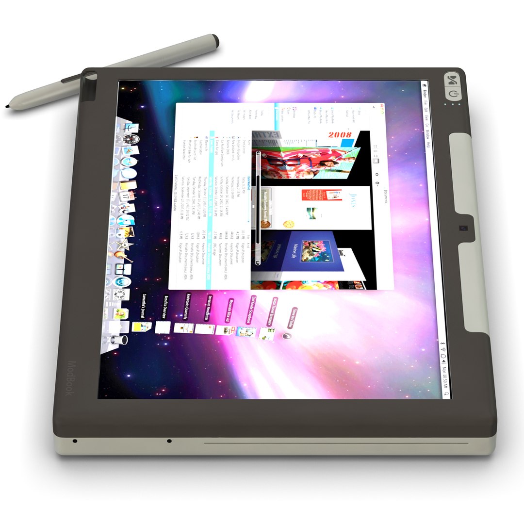 modbook apple tablet 3d model