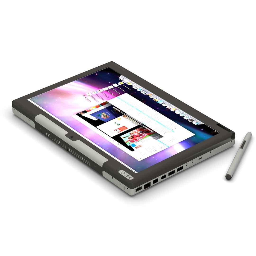modbook apple tablet 3d model