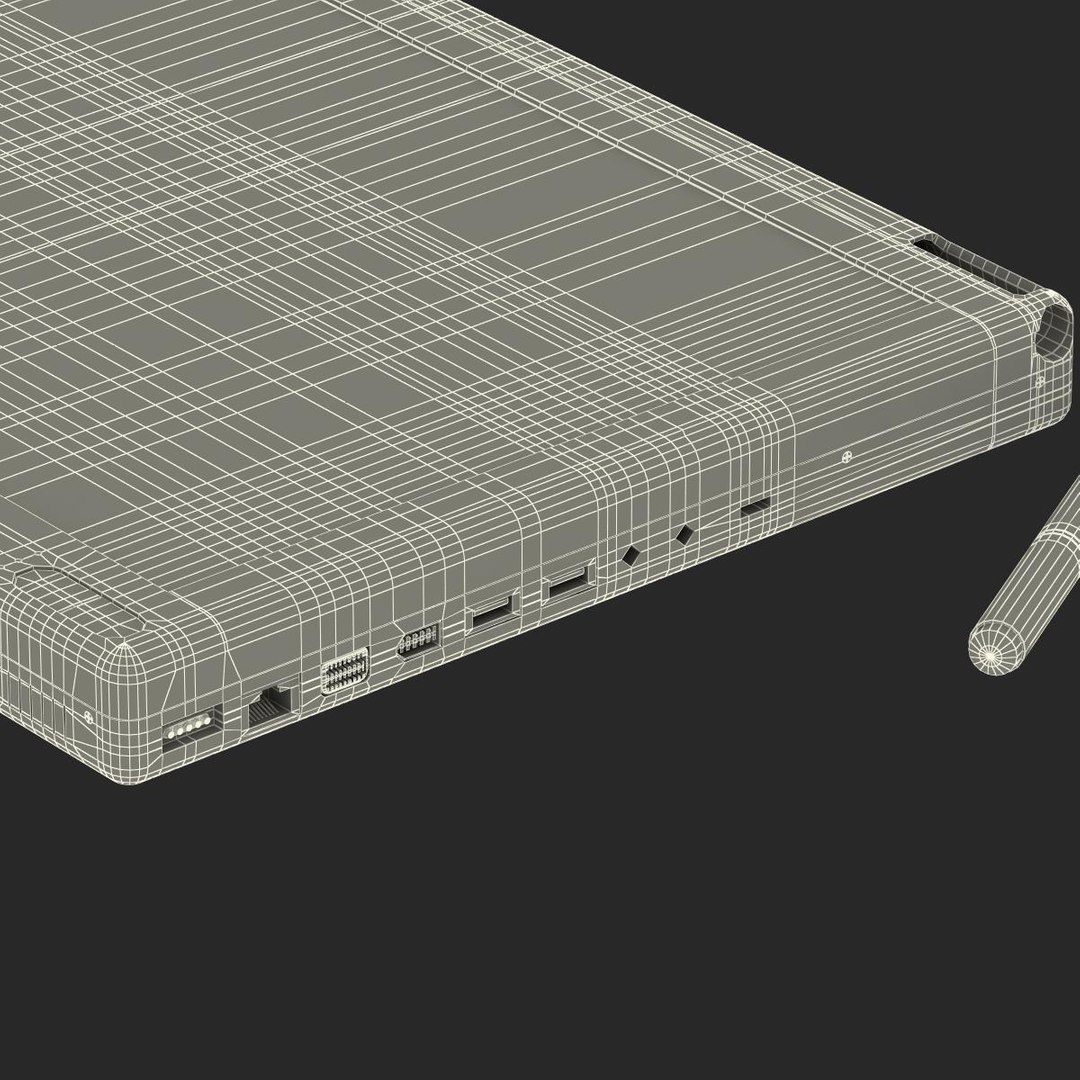 modbook apple tablet 3d model